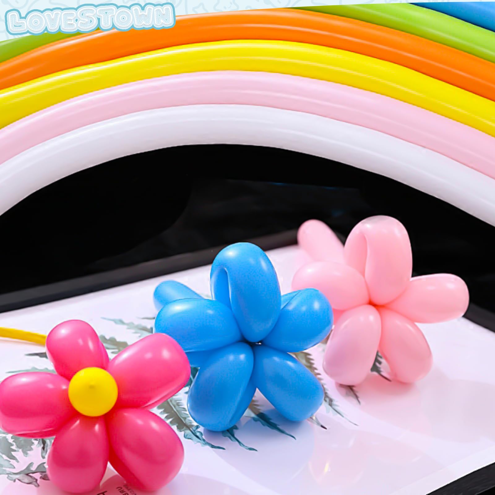 Snapklik.com : 150PCS 260 Balloons, Long Balloons Animal Balloons Light ...