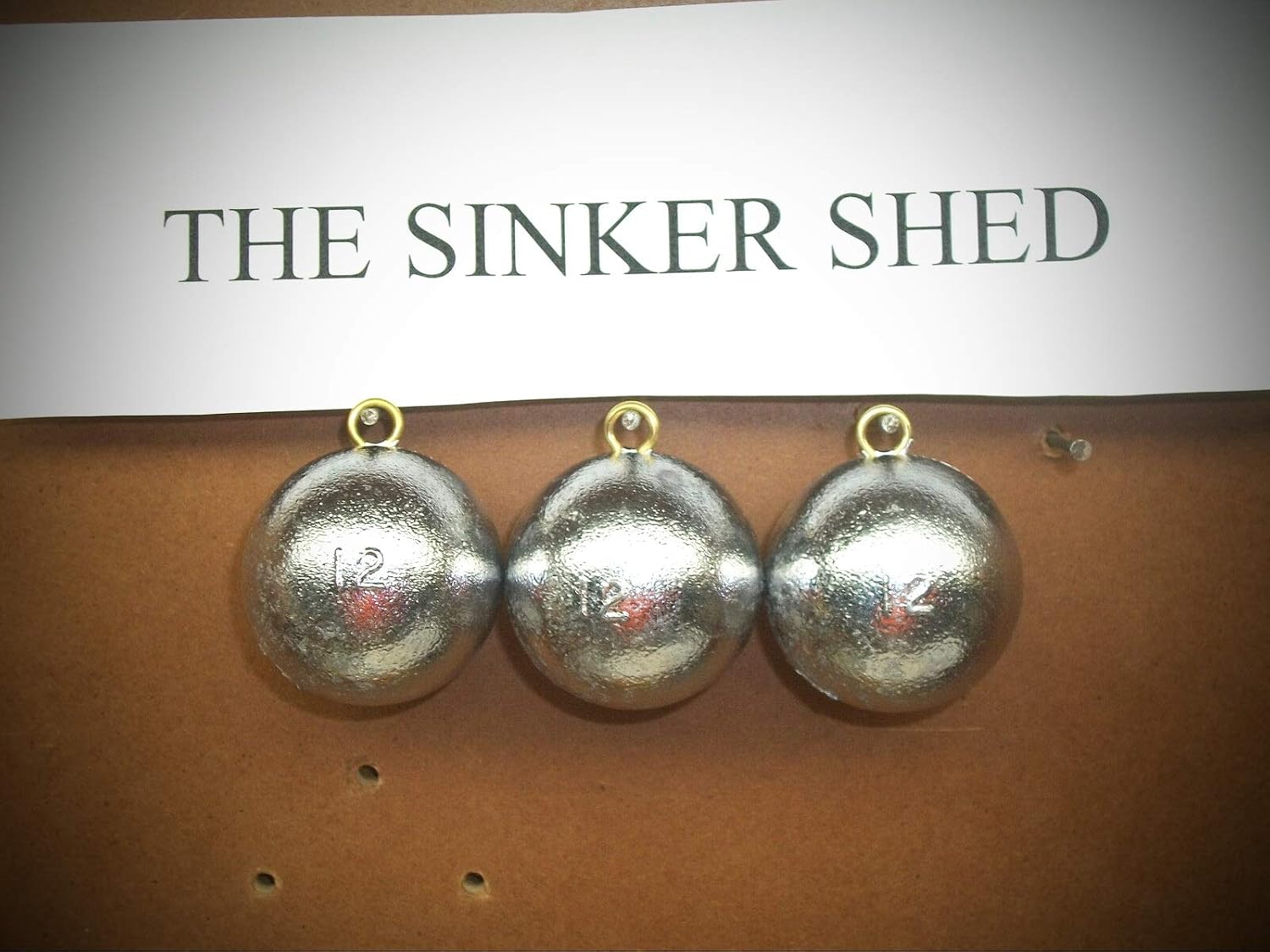 Amazon.com : 12 Oz Cannon Ball Sinkers Lot of 6 Fishing Weights Set ...