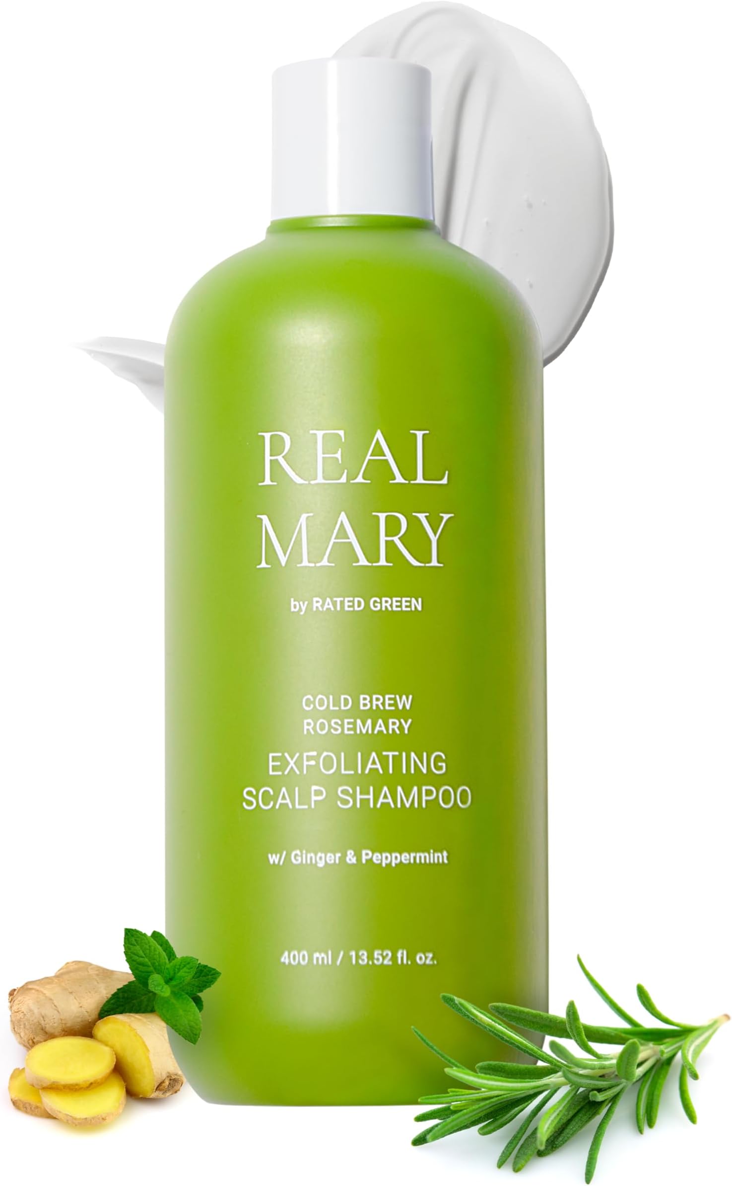 Amazon.com : RATED GREEN Real Mary Exfoliating Dry Scalp Shampoo, 13.52 ...