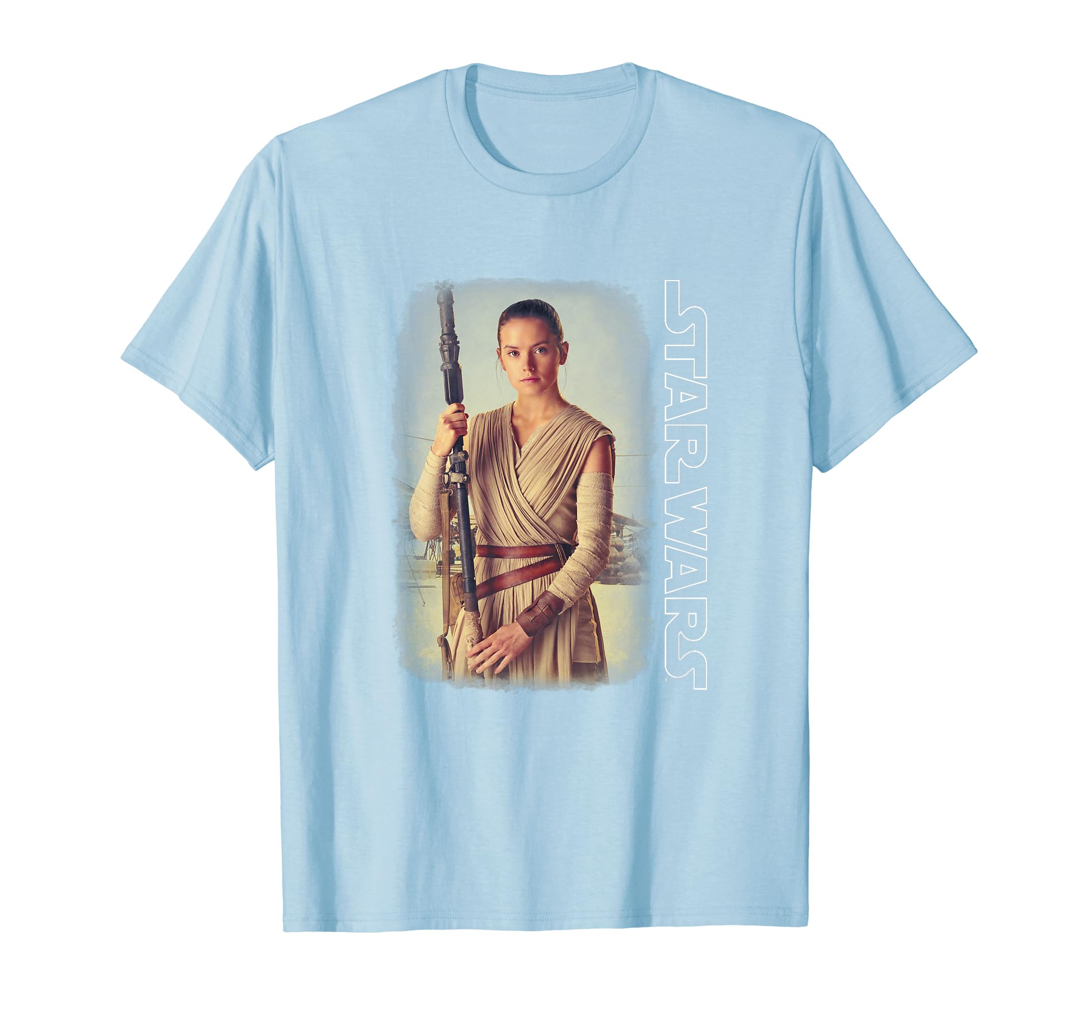 Amazon.com: Star Wars Rey On Jakku Episode 7 Graphic T-Shirt T-Shirt ...