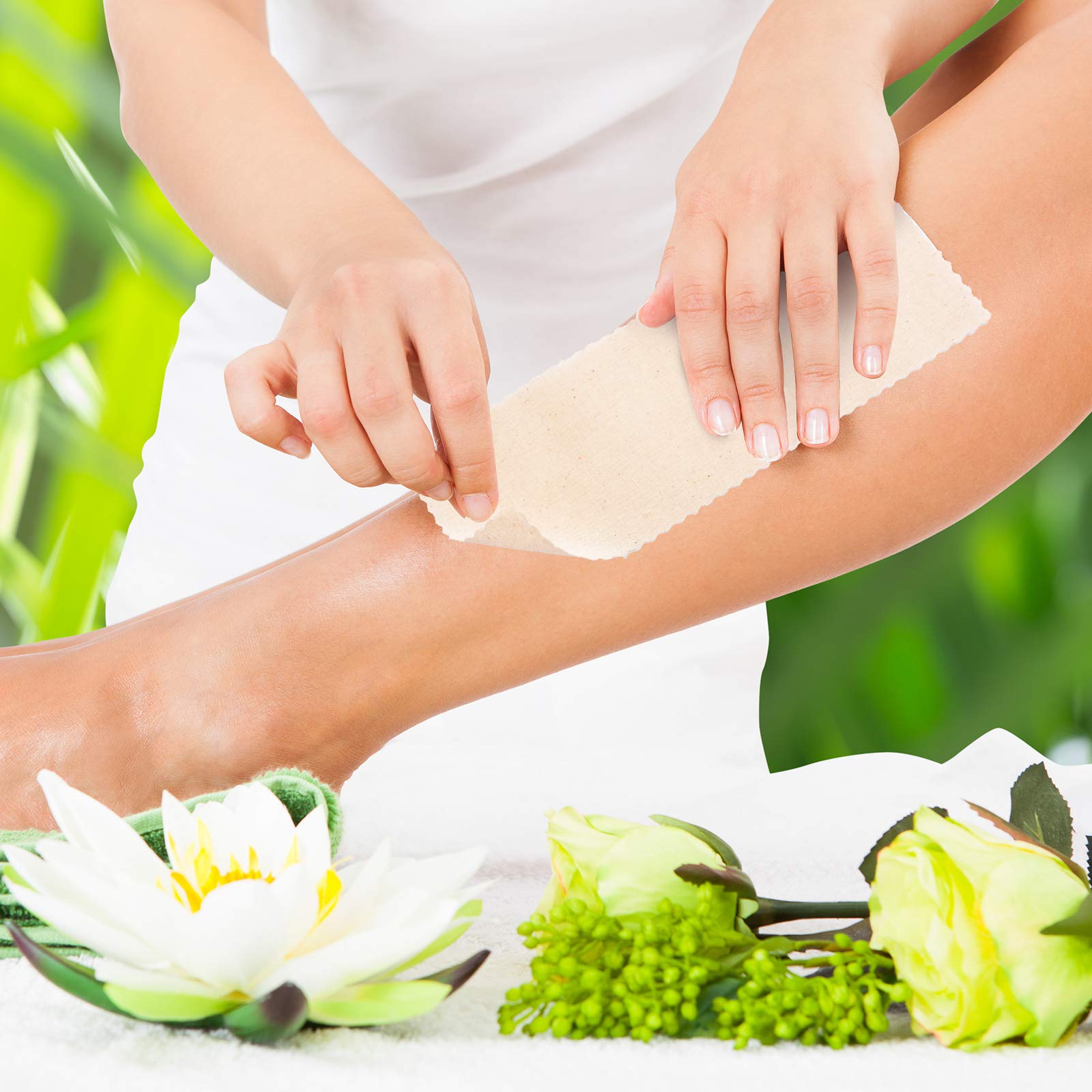 Snapklik.com : Body And Facial Muslin Strips For Hair Removal Natural ...