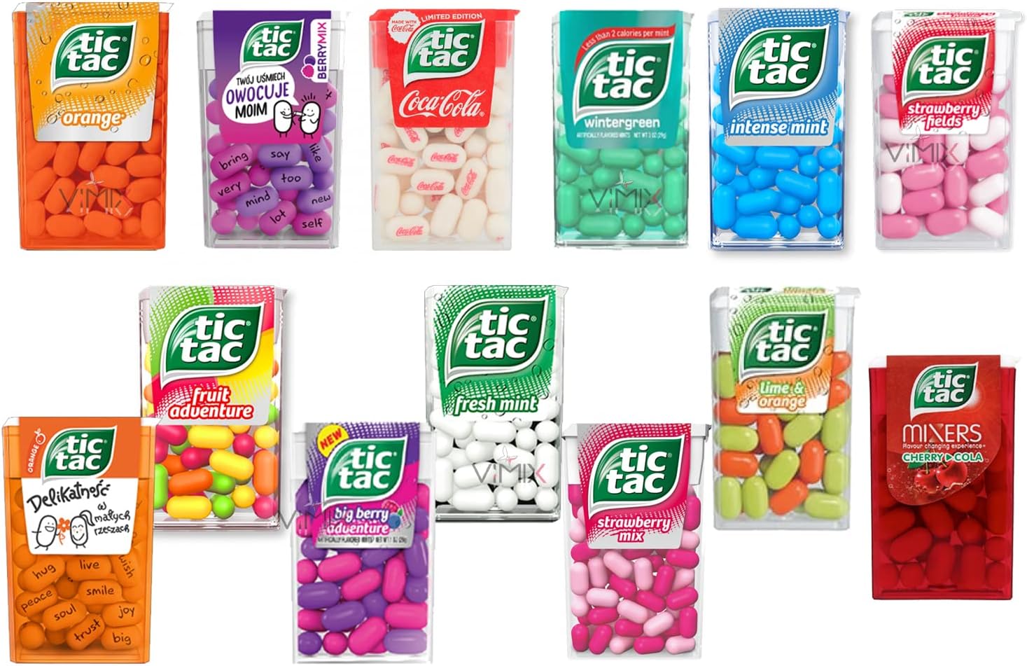 TIC TAC SWEETS 18g - PICK ANY 5 FROM - 10 FLAVOURS : Amazon.co.uk: Grocery