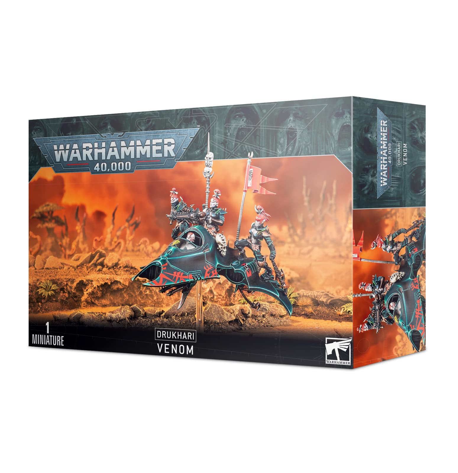 Amazon.com: Games Workshop 99120112031 "Drukhari Venom Miniature : Toys ...