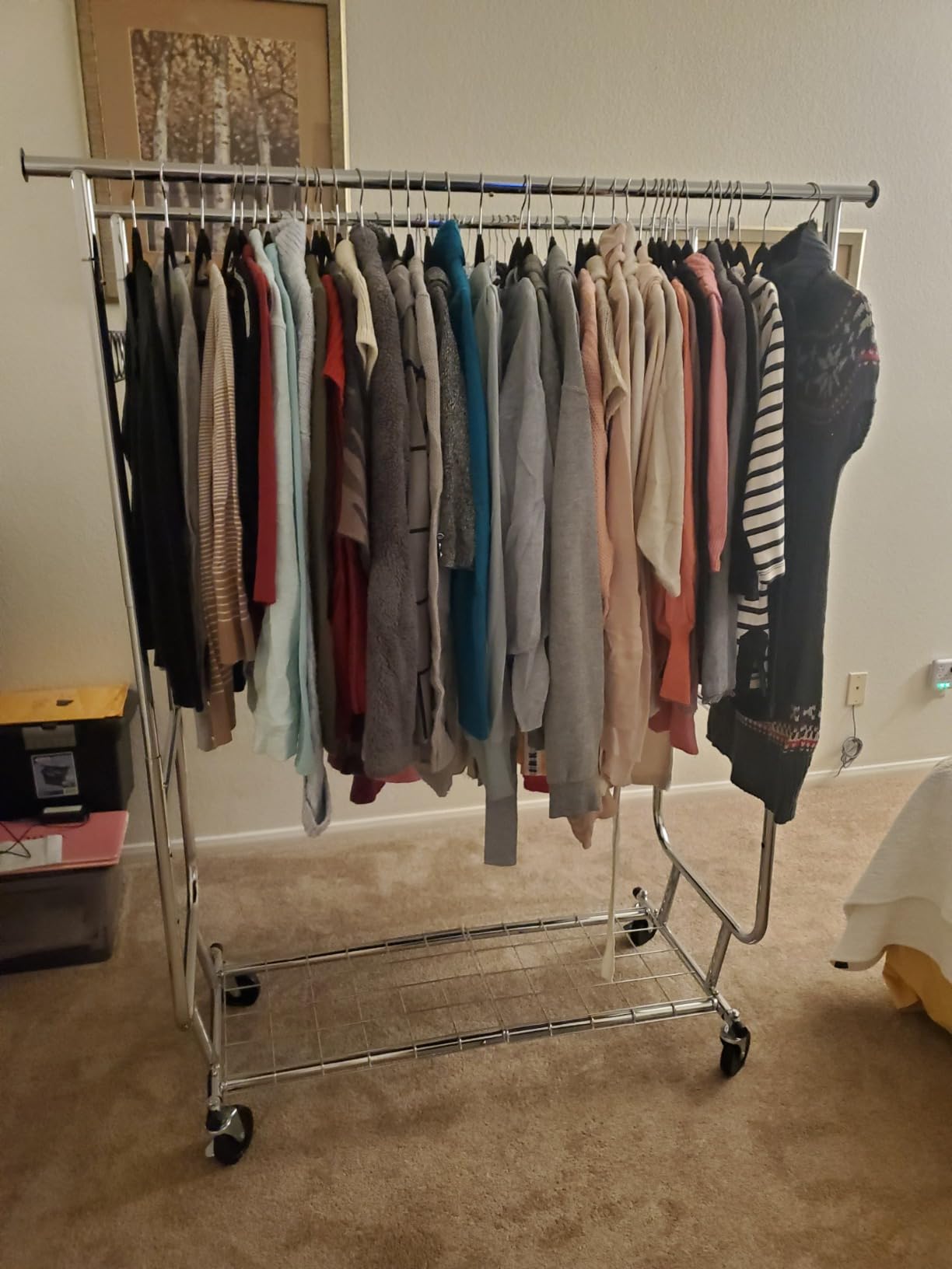 $17/mo - Finance Raybee Clothes Rack Heavy Duty Clothing Racks for ...