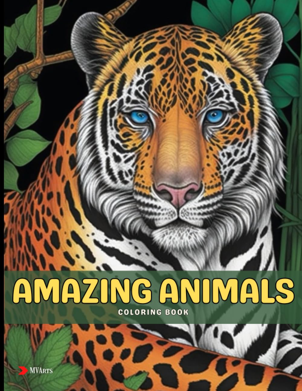 Amazon.com: Amazing Animals: Coloring Book for Adults & Teens with ...