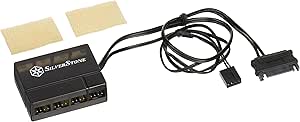SilverStone CPF Series SST-CPF04 Fan Controller, Branch Hub, Black ...