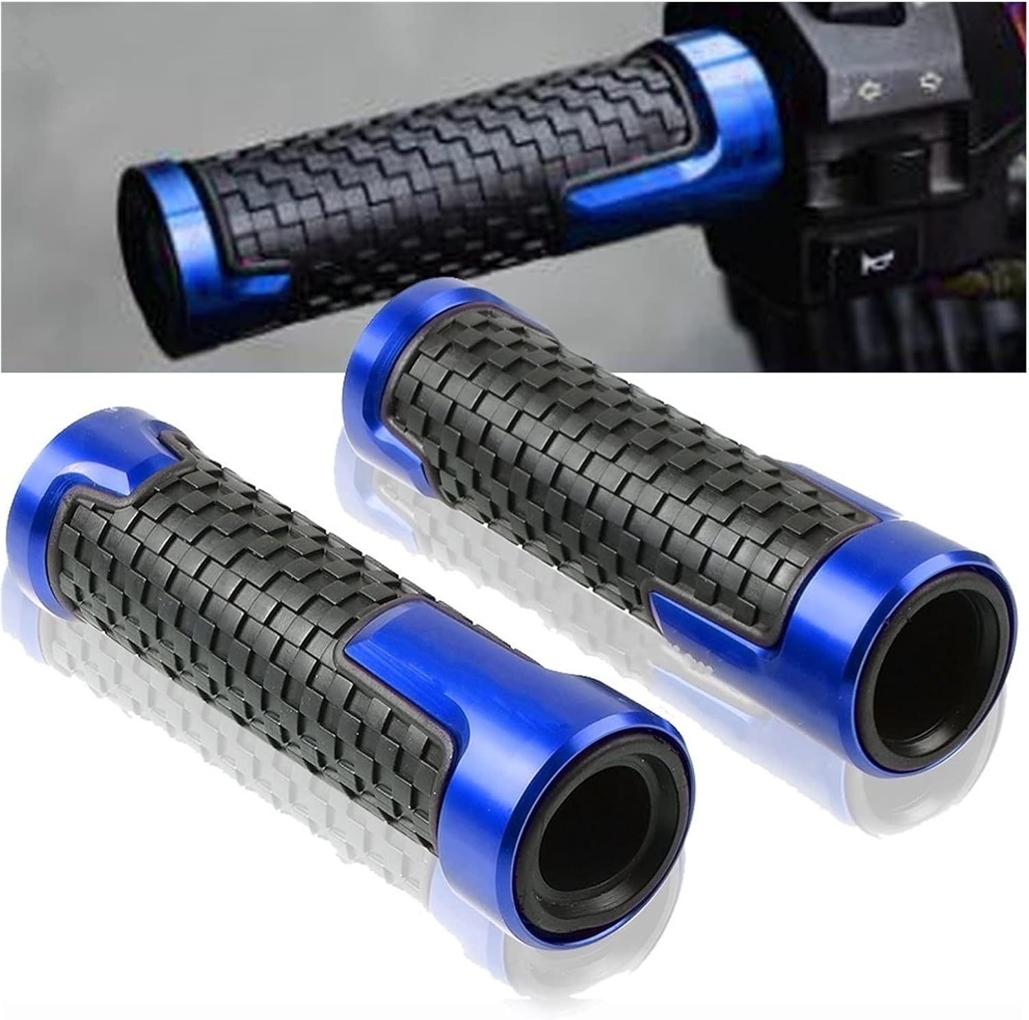 Motorcycle Rubber Handle Bar Handlebars for Suzuki GSXR 600 750 1000 ...
