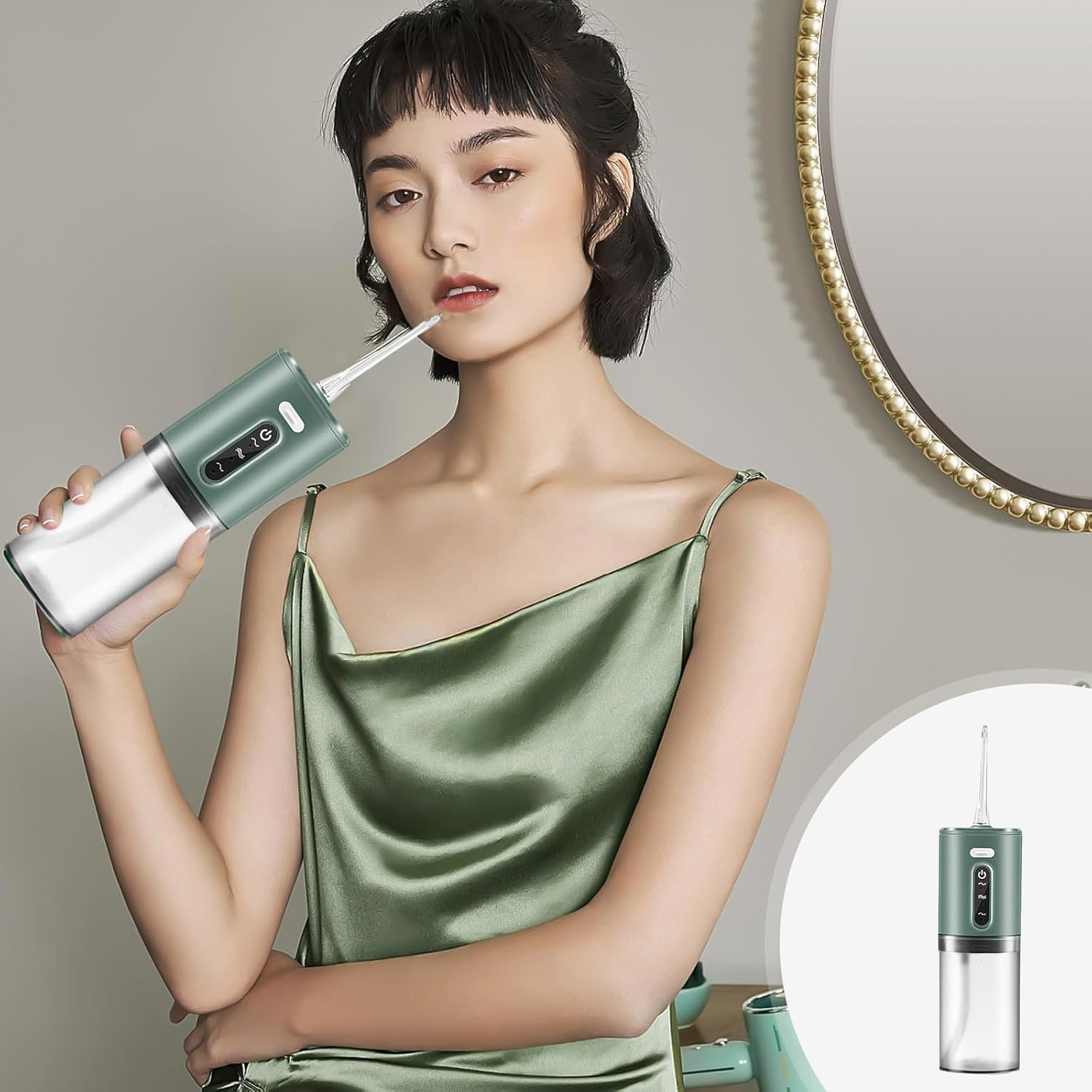 Amazon.com: Cordless Water Flosser, High-Power Cordless Water Flosser ...