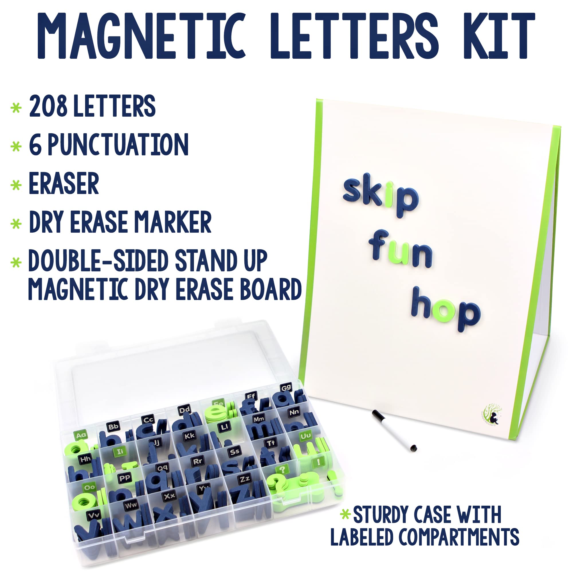 Snapklik.com : Classroom Magnetic Letters Kit 214 Pcs
