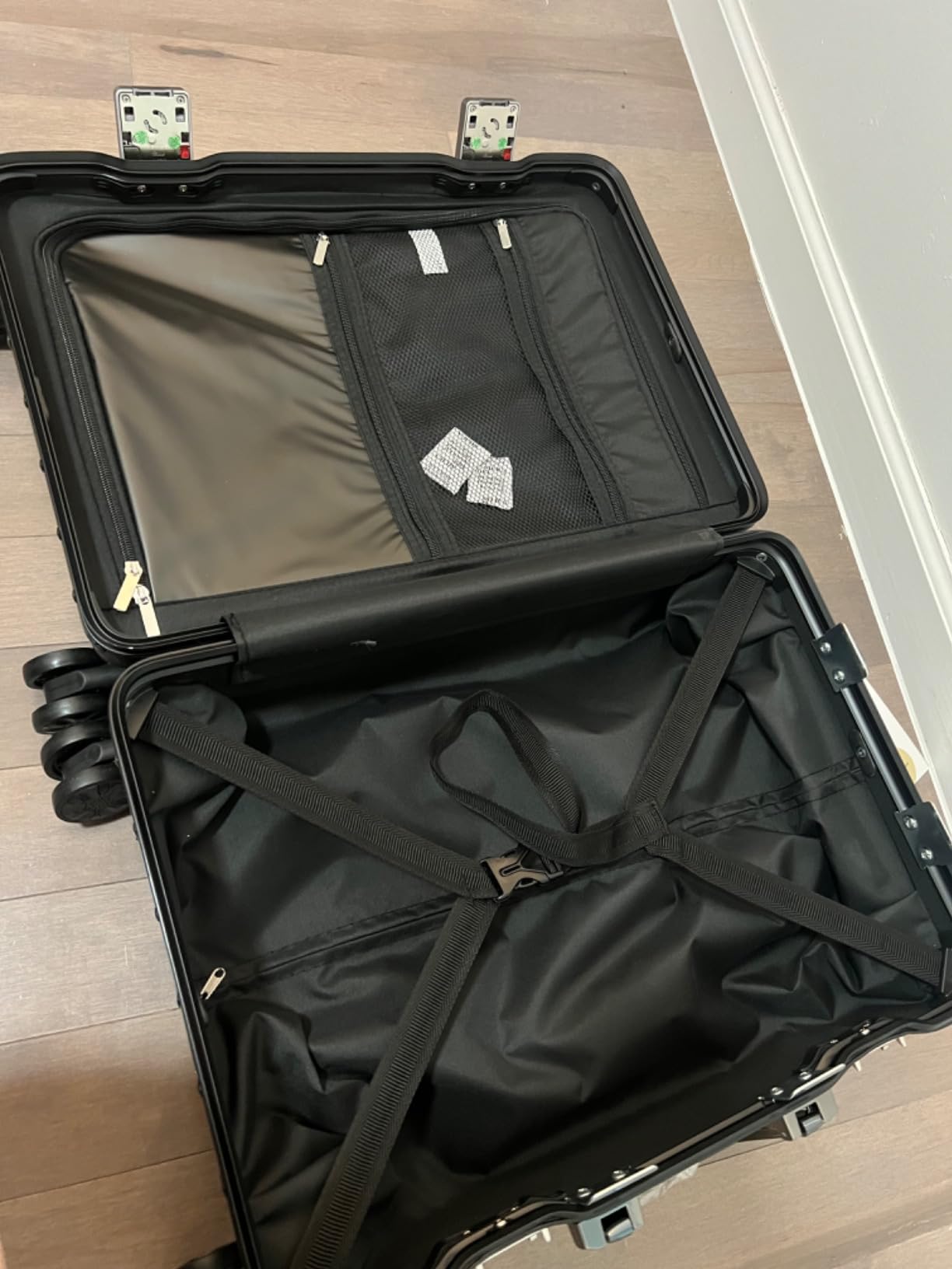 $22/mo - Finance Krute Carry On Luggage Aluminum Frame No Zipper Metal ...