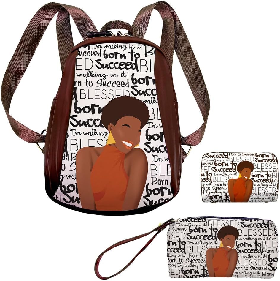 Amazon.com | African American Expressions Born to Succeed Backpack Set ...