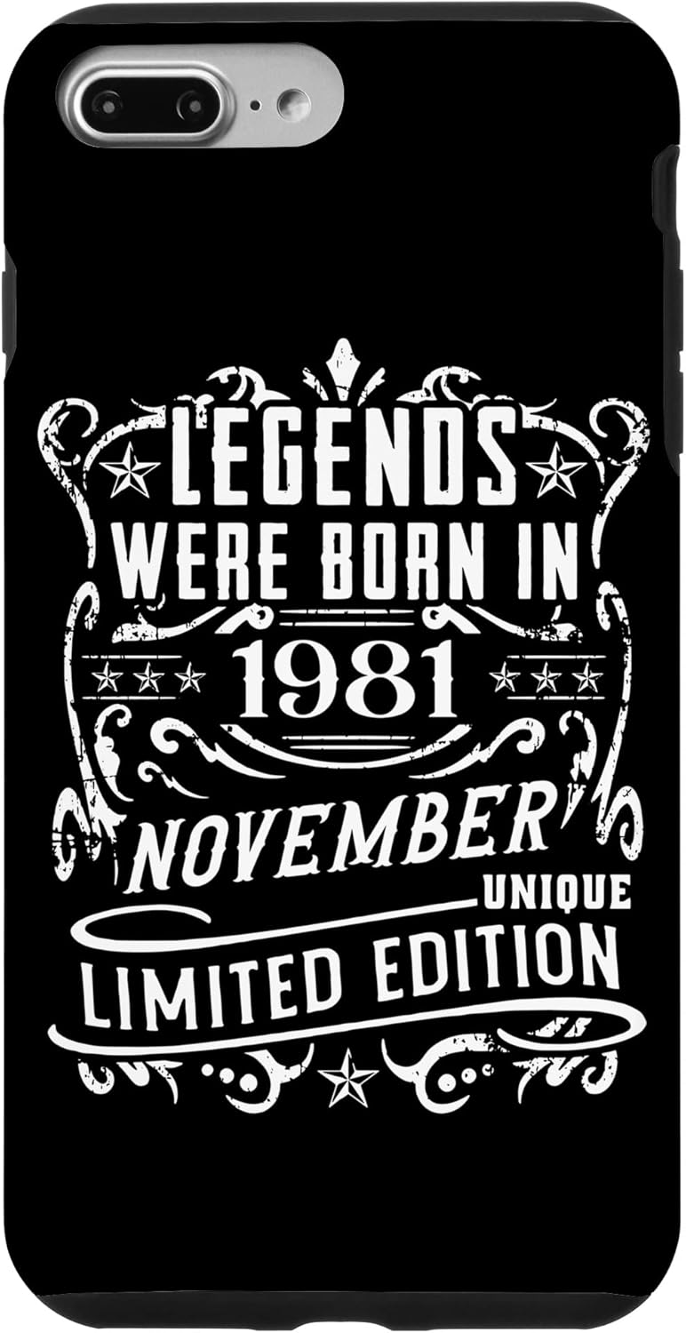 Amazon.com: iPhone 7 Plus/8 Plus Birthday November 1981 Year Limited ...