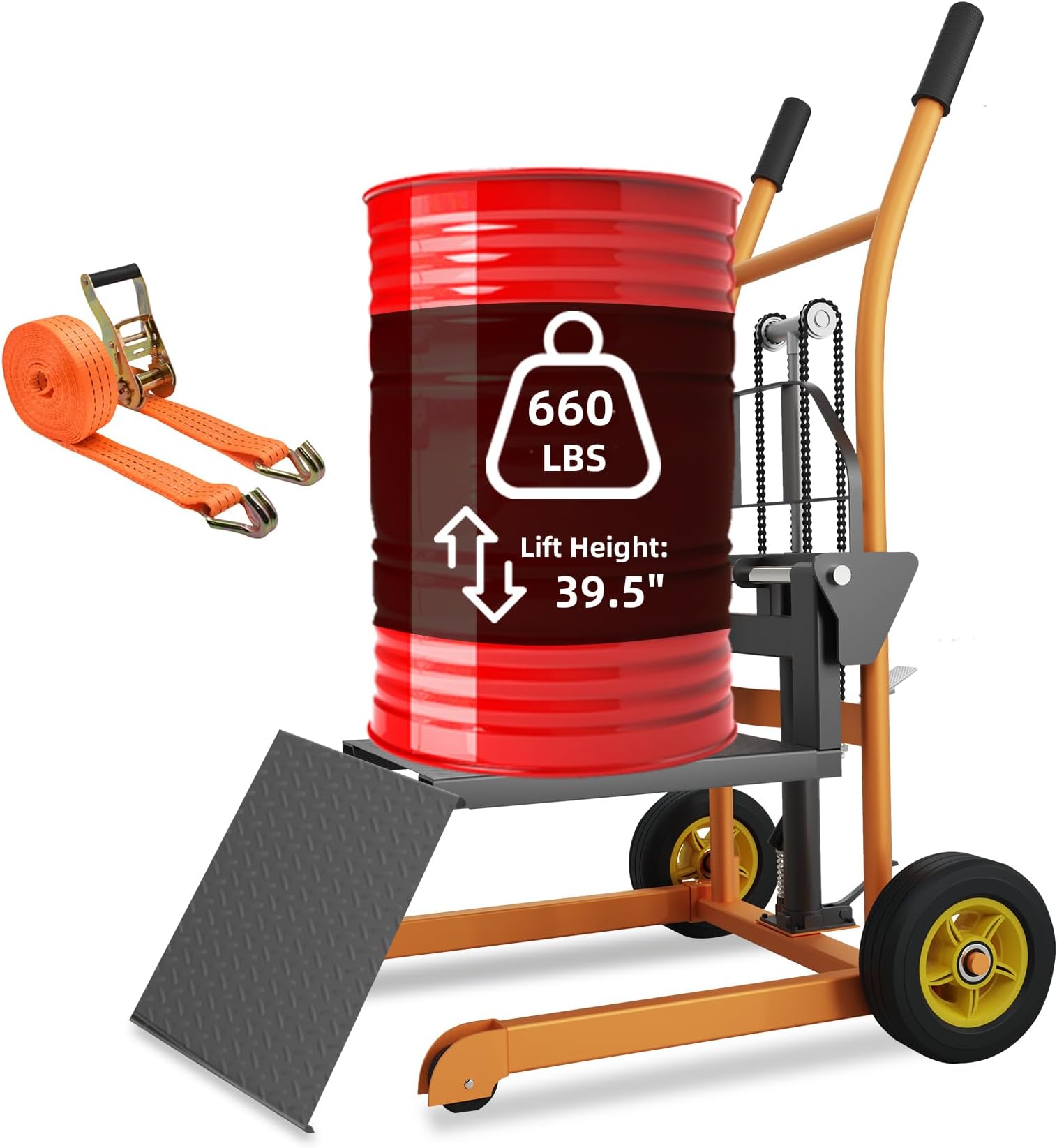 Amazon.com: Goodyear Material Lift Winch Stacker, Pallet Truck Dolly ...