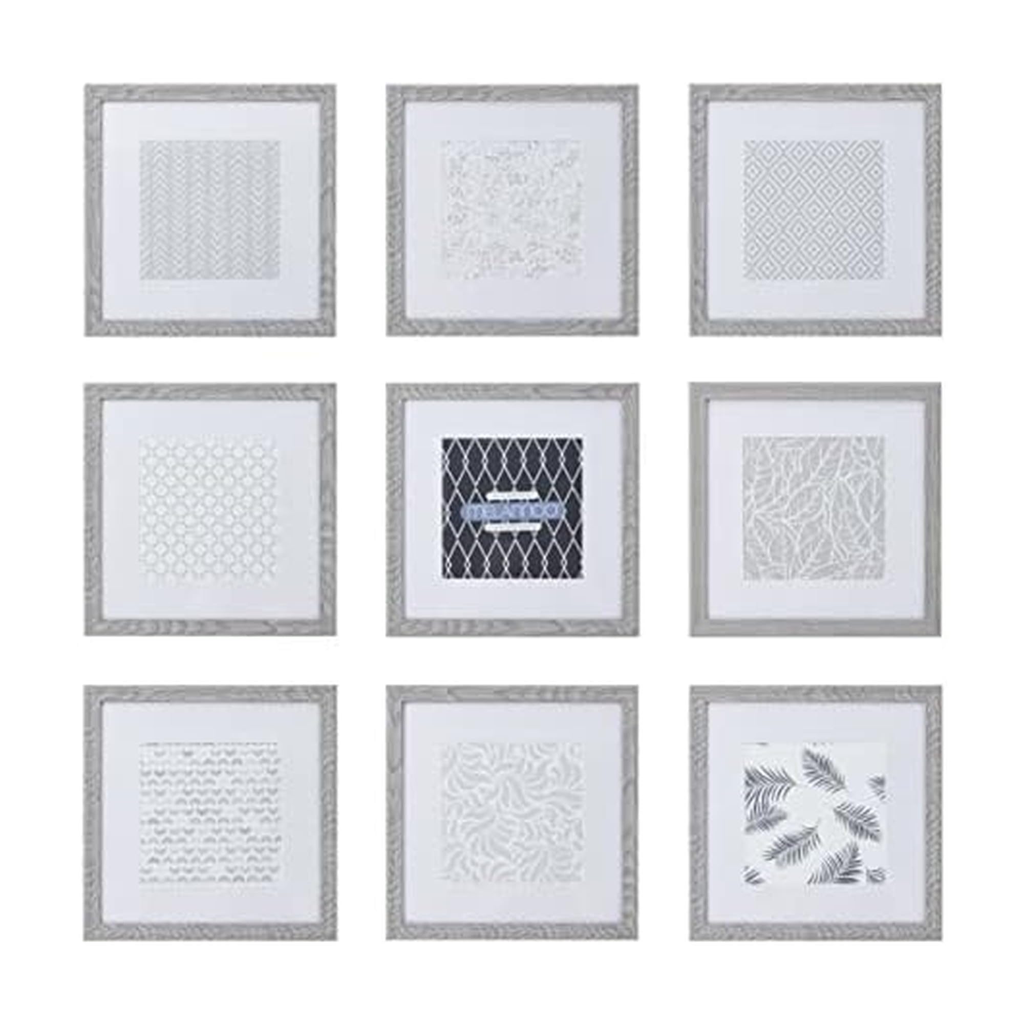Snapklik.com : MELANNCO Set Of Two Gray Wood Photo Frames To Hold 16x20 ...