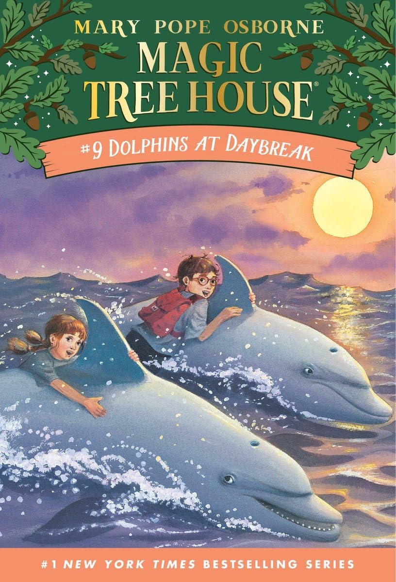 Amazon | Dolphins at Daybreak (Magic Tree House #9) | Osborne, Mary Pope, Murdocca, Sal | Marine ...