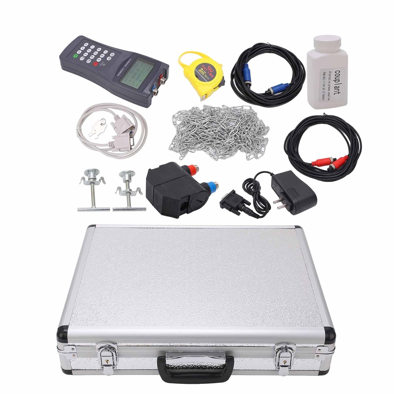 Ultrasonic Meter Handheld Digital Ultrasonic Meter Tester Flowmeter ...