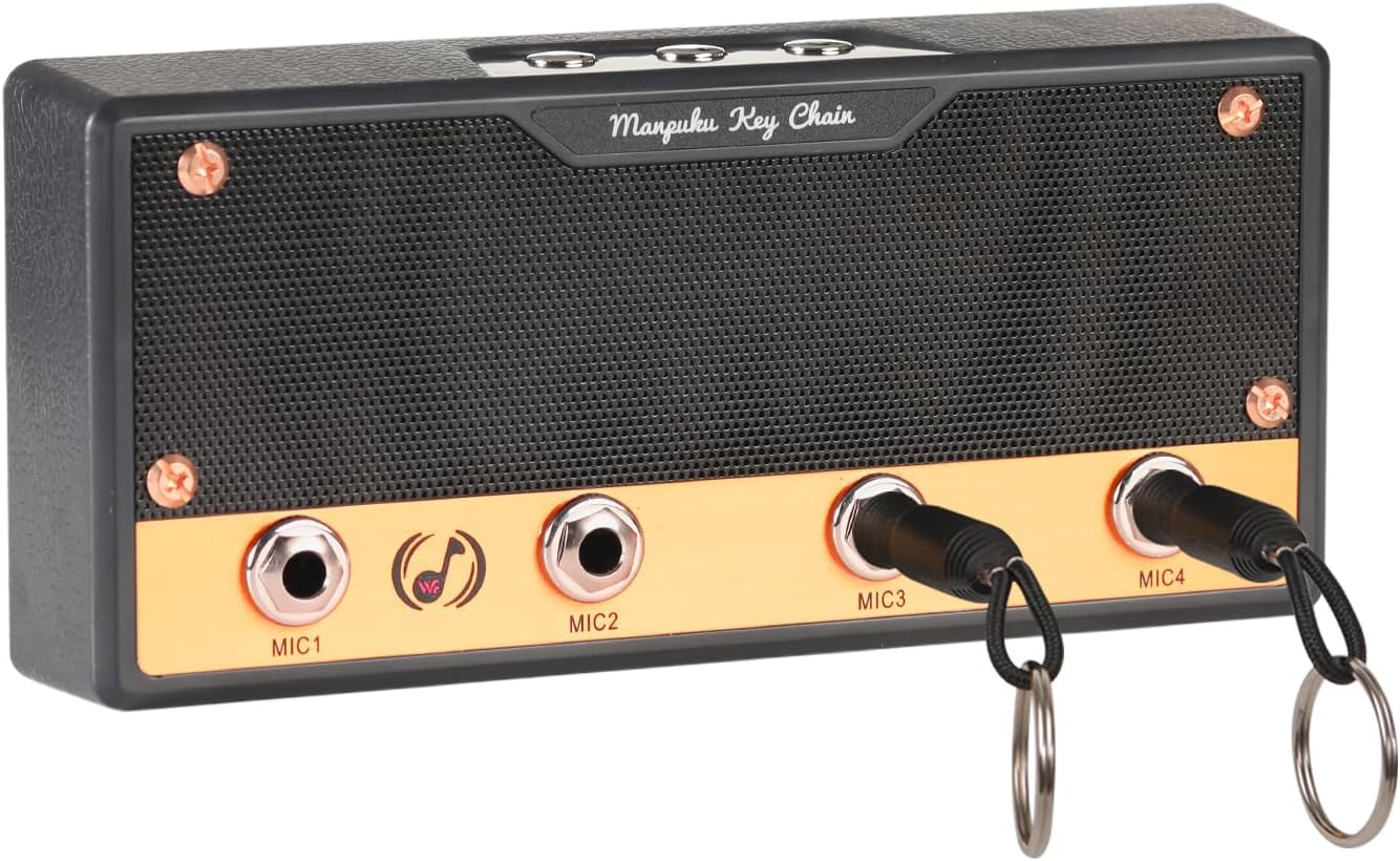 Amazon.com: Lokynell Musical Key Holder for Wall,Guitar Amp Key Holder ...