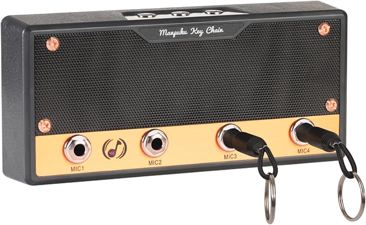 Amazon.com: Lokynell Musical Key Holder for Wall,Guitar Amp Key Holder ...