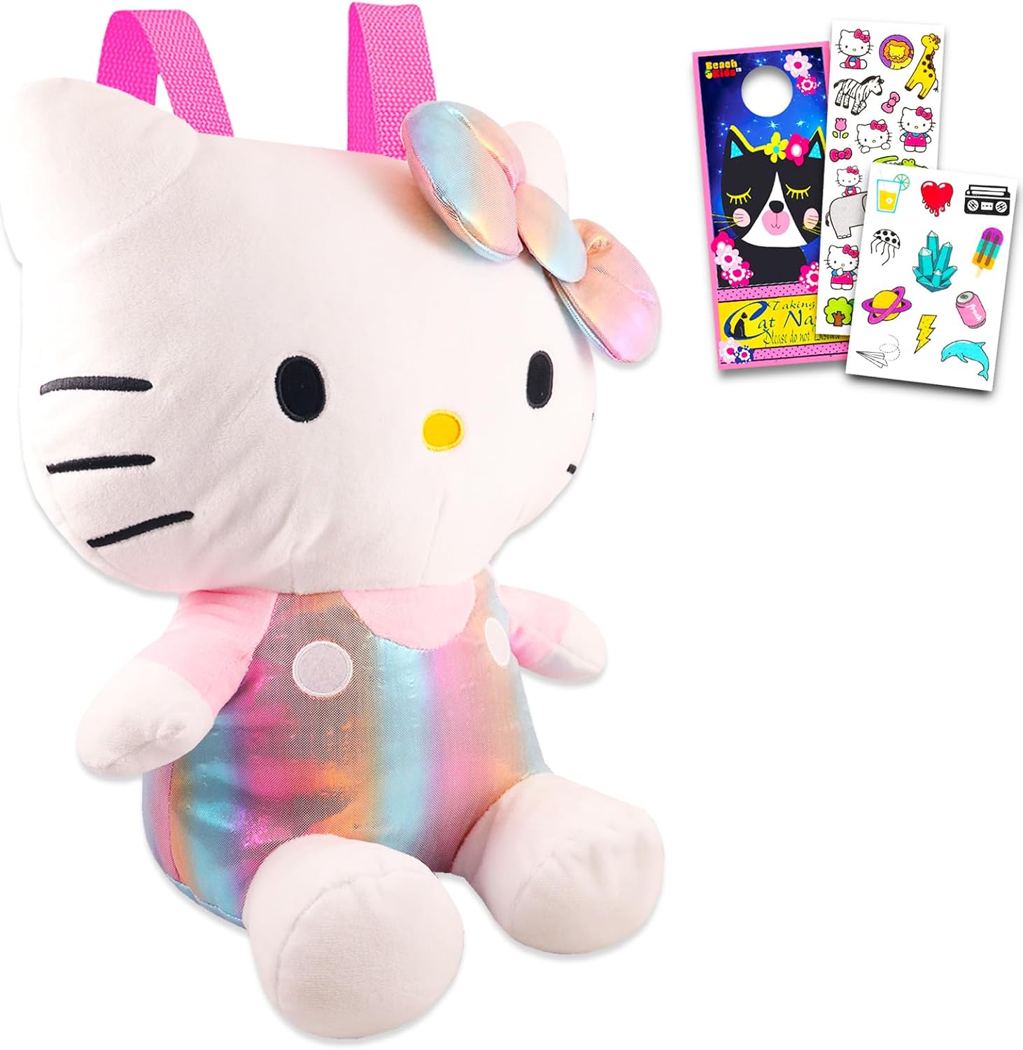 Hello Kitty - Mochila de felpa para niñas, paquete de regalo de Hello ...