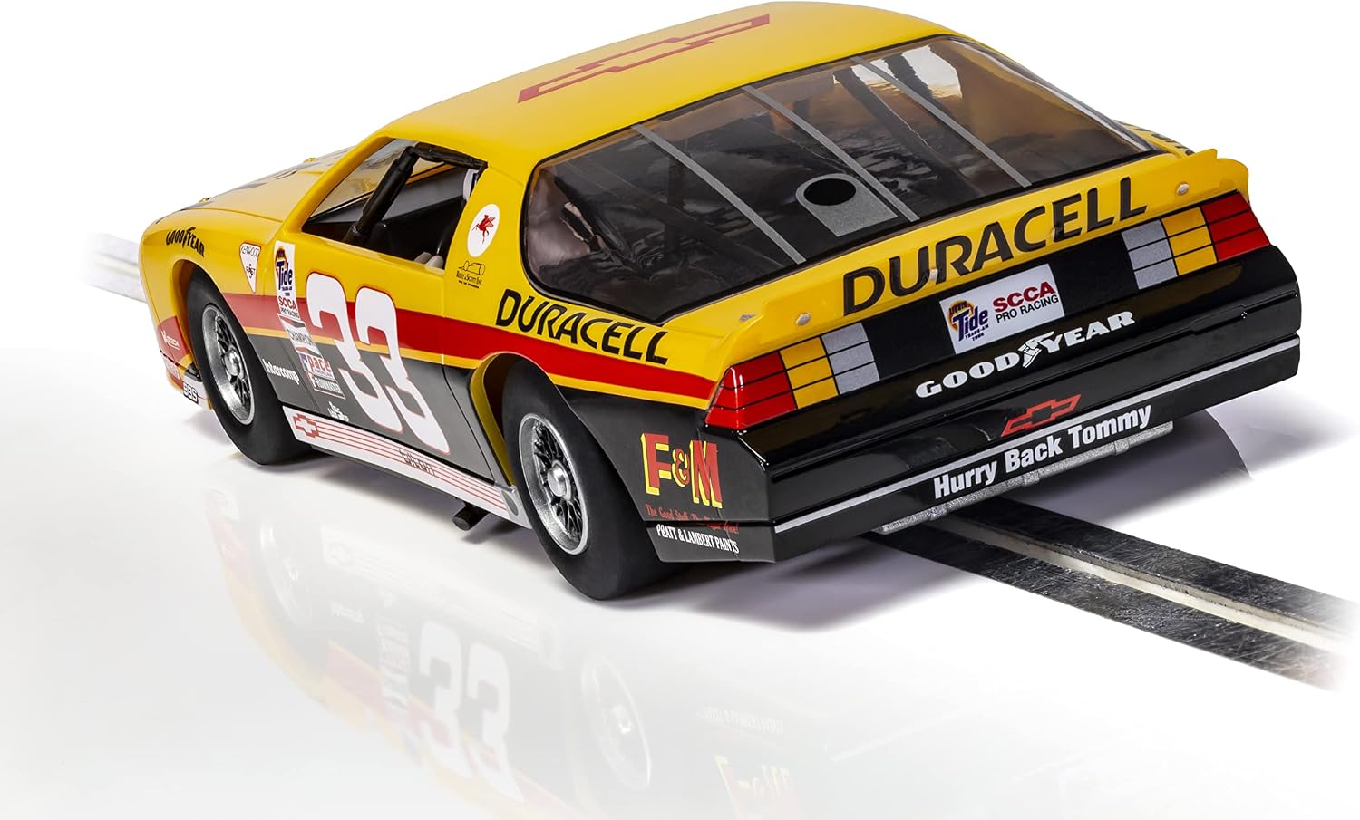 Scalextric Chevrolet Camaro IROC SCCA Trans-Am Duracell 132 Slot Race ...