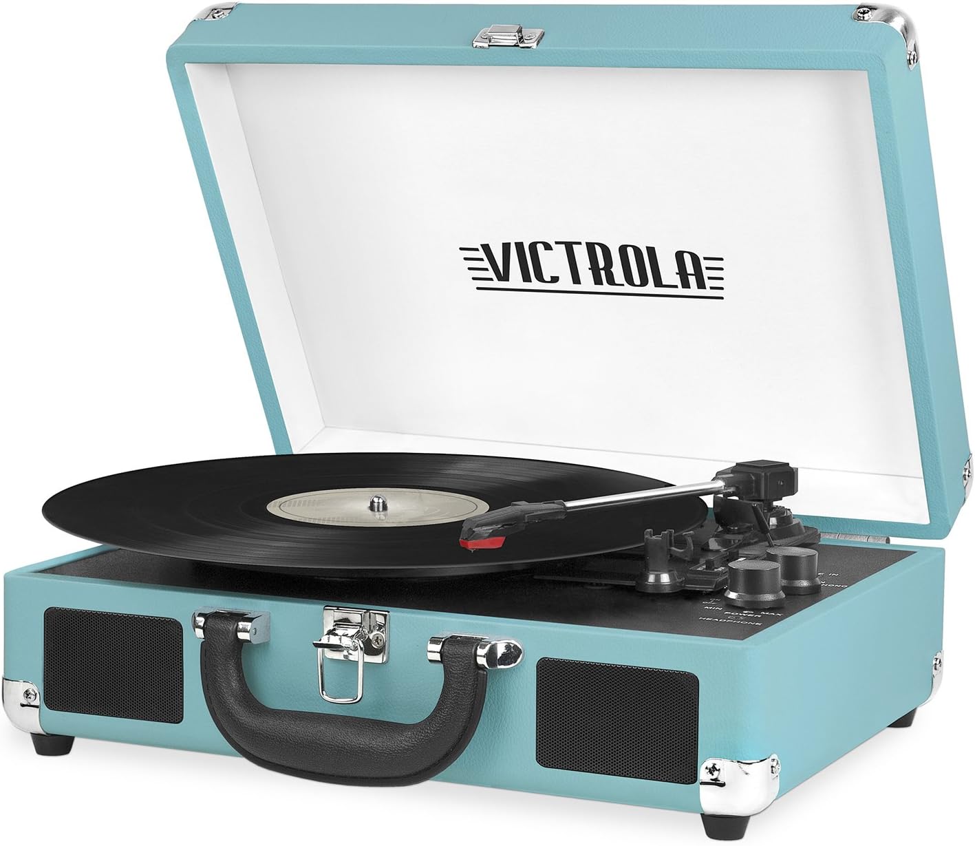Victrola Modern Acrylic 2-Speed Bluetooth Turntable with 40-Watt ...