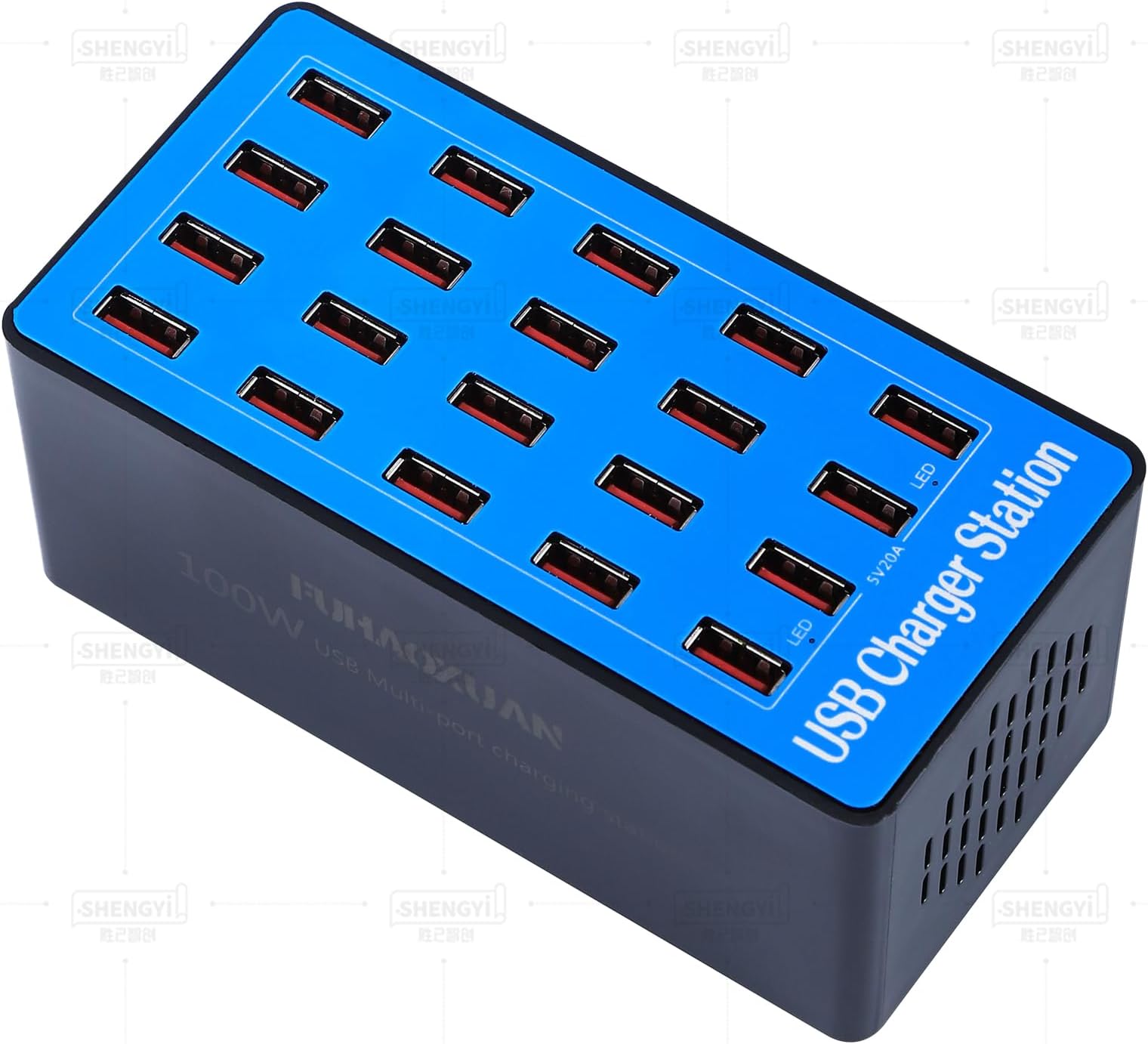 Amazon.com: USB Charging Station,100W 20-Port Multi Device Charger with ...