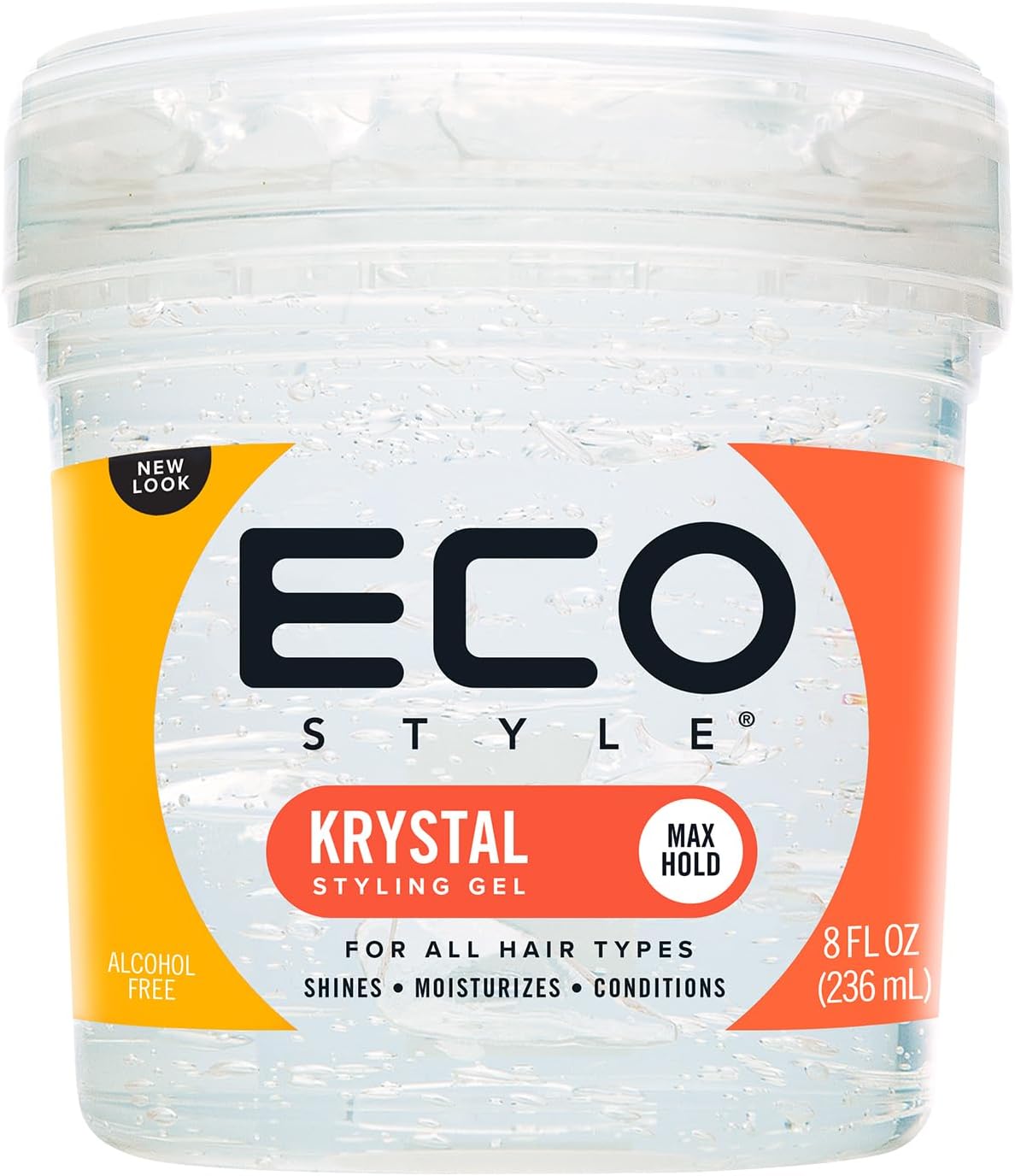 Amazon.com : Eco Style Krystal Styling Gel - Adds Body and Shine to all ...