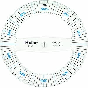 Helix Pie Chart Template H78010 : Amazon.co.uk: Home & Kitchen