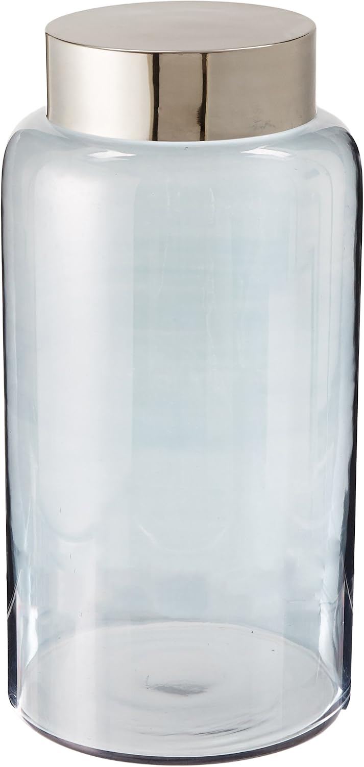 Amazon.com: Lazy Susan Blue Pearlized Apothecary Jar, Large : Home ...