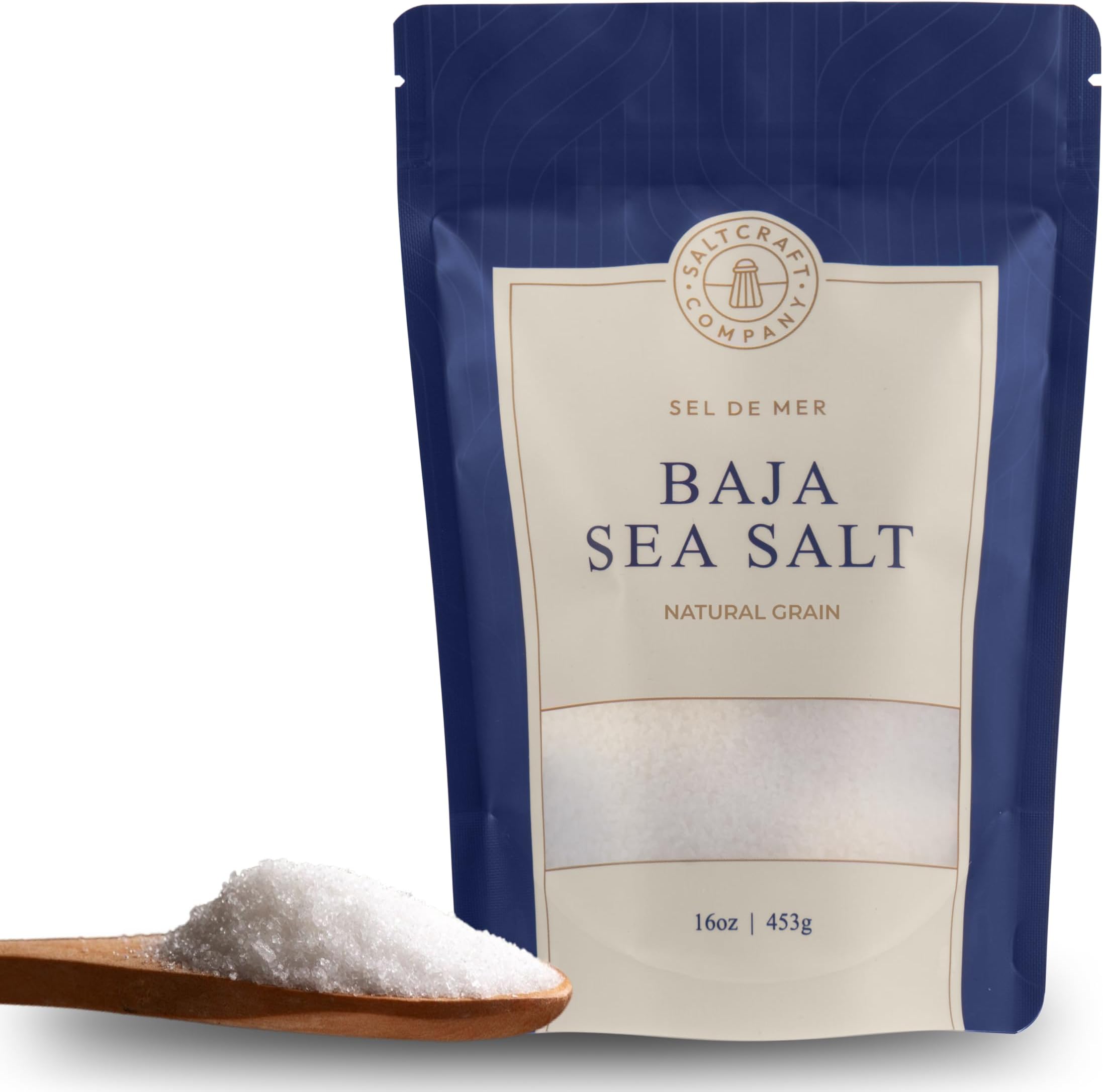 Amazon.com : Baja Gold Mineral Sea Salt, Natural Grain Crystals, 1 Lb ...