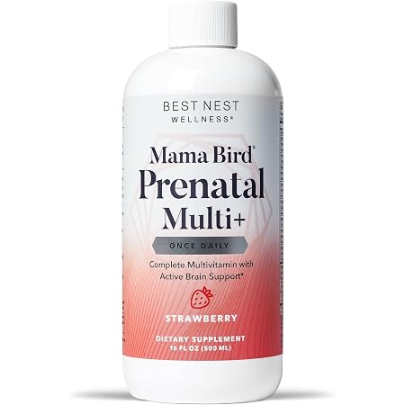 Amazon.com: Pink Stork Liquid Prenatal Vitamins: Organic Whole Food ...
