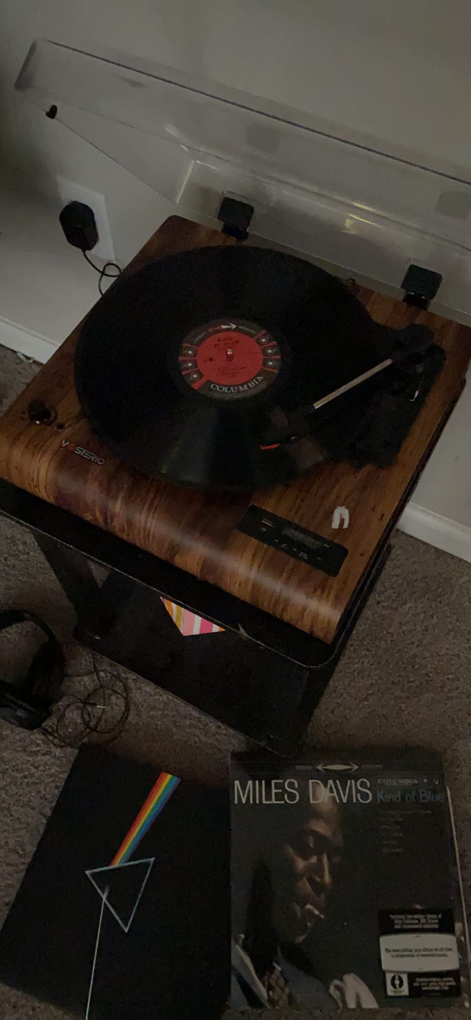 $13/mo - Finance VOSTERIO Bluetooth Record Player, 3 Speed Turntable ...