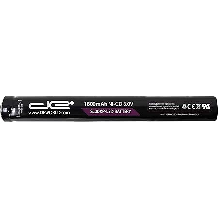 New Rechargeable Battery For Streamlight Stinger SL20, SL20S, SL20X