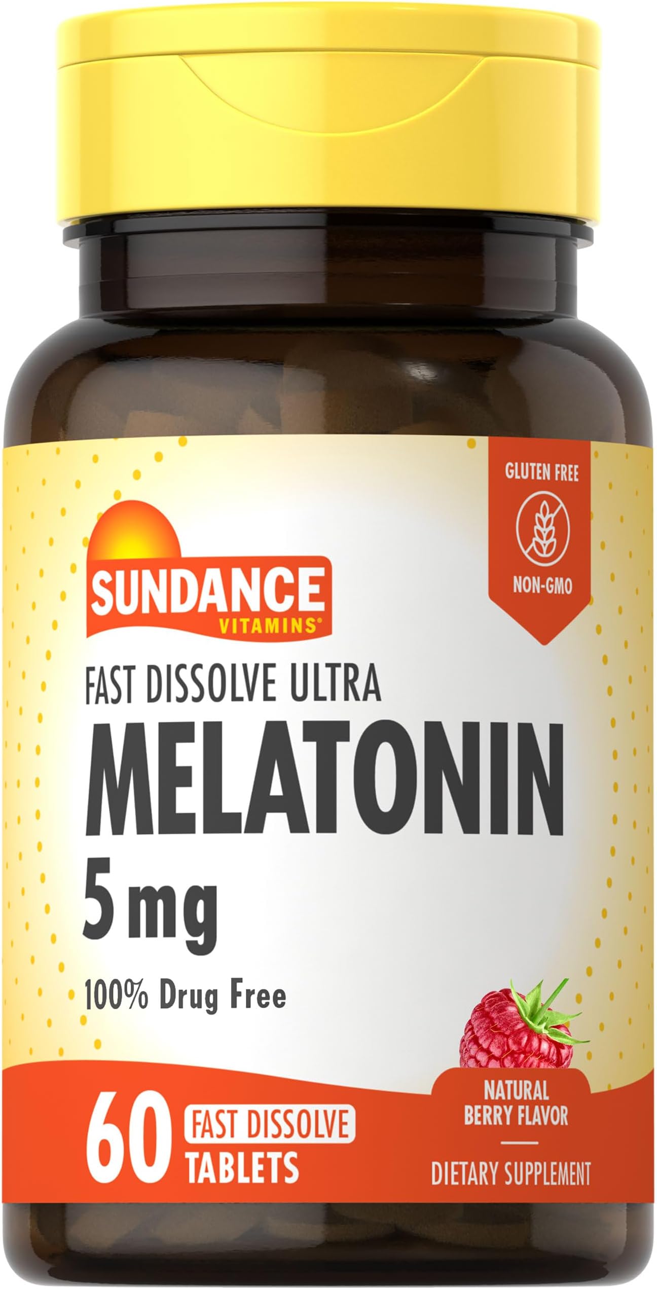 Amazon.com: Melatonin 5mg Fast Dissolve | 180 Vegetarian Tablets ...