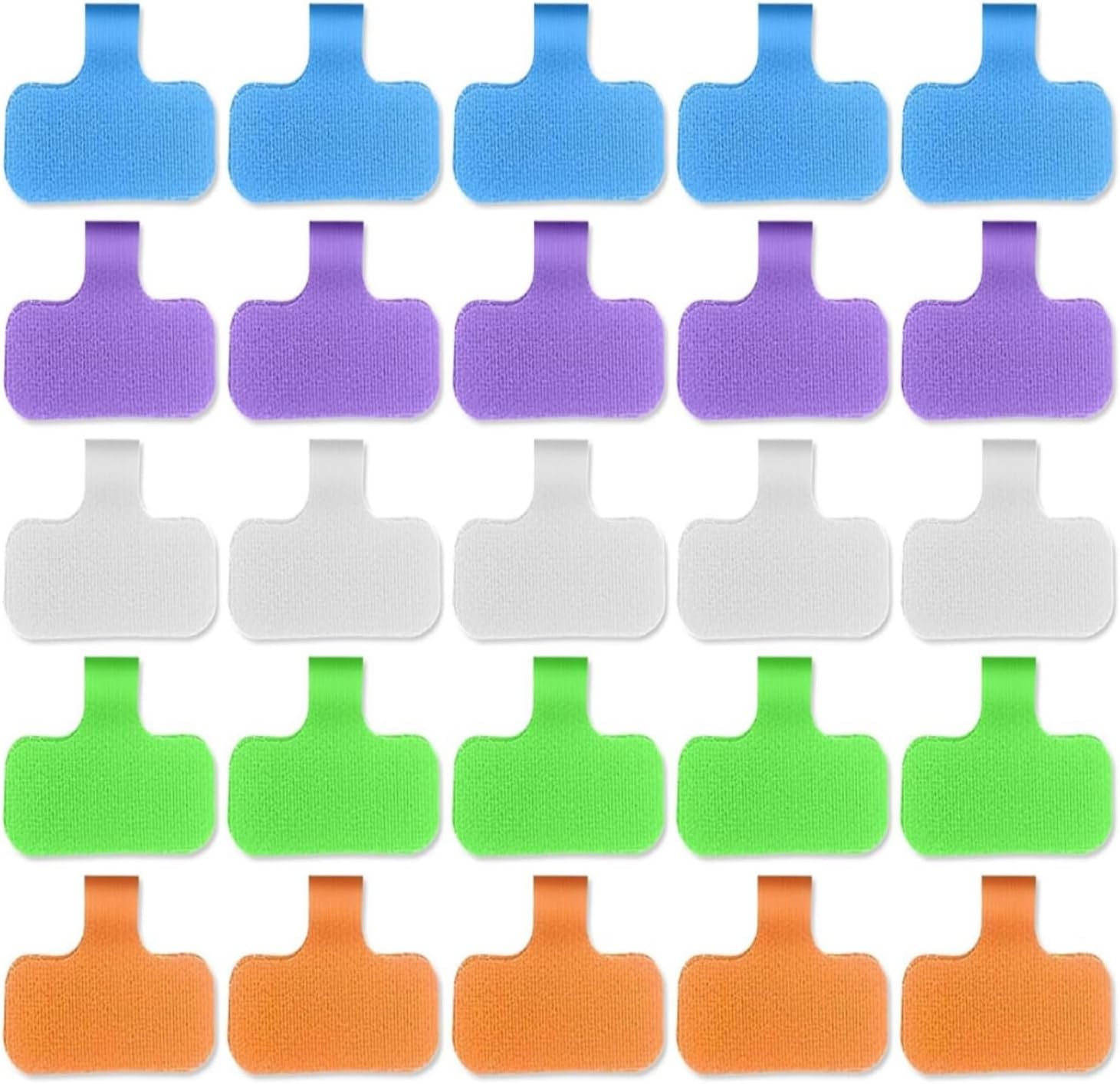 Cable Labels, Multi-Color (25 Pcs) Write On Cord Labels, Wire Labels ...