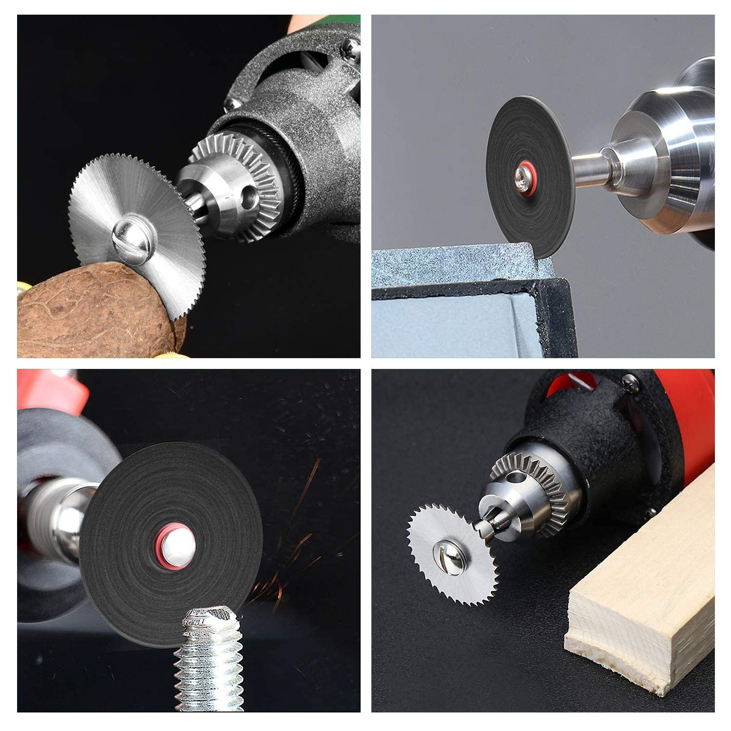 Snapklik.com : Drilax 30-Pc Mixed Rotary Tool Cutting Wheel Set ...
