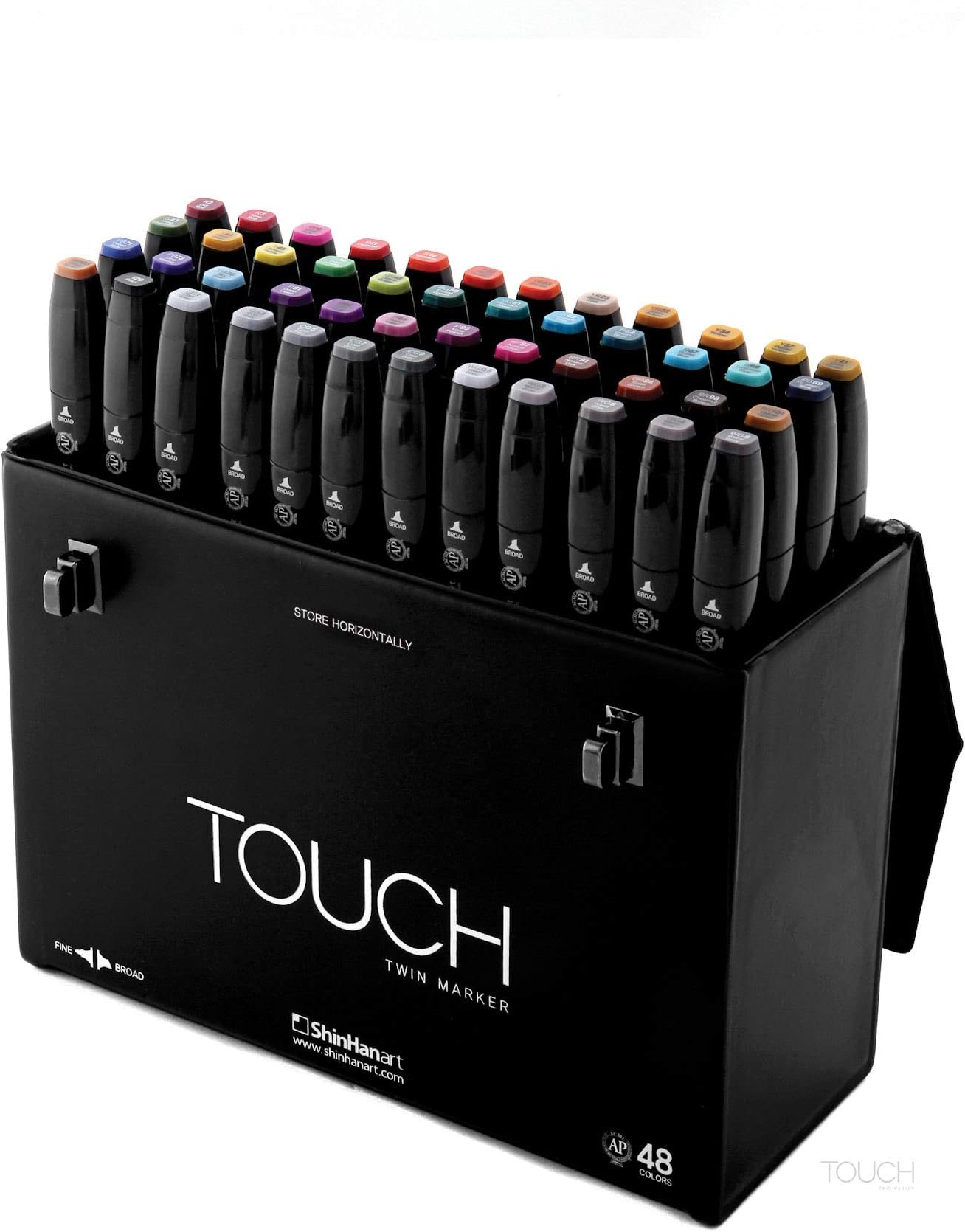 Amazon.com: ShinHan Art Touch Twin Tip Marker Set, Fine and Broad Nib ...