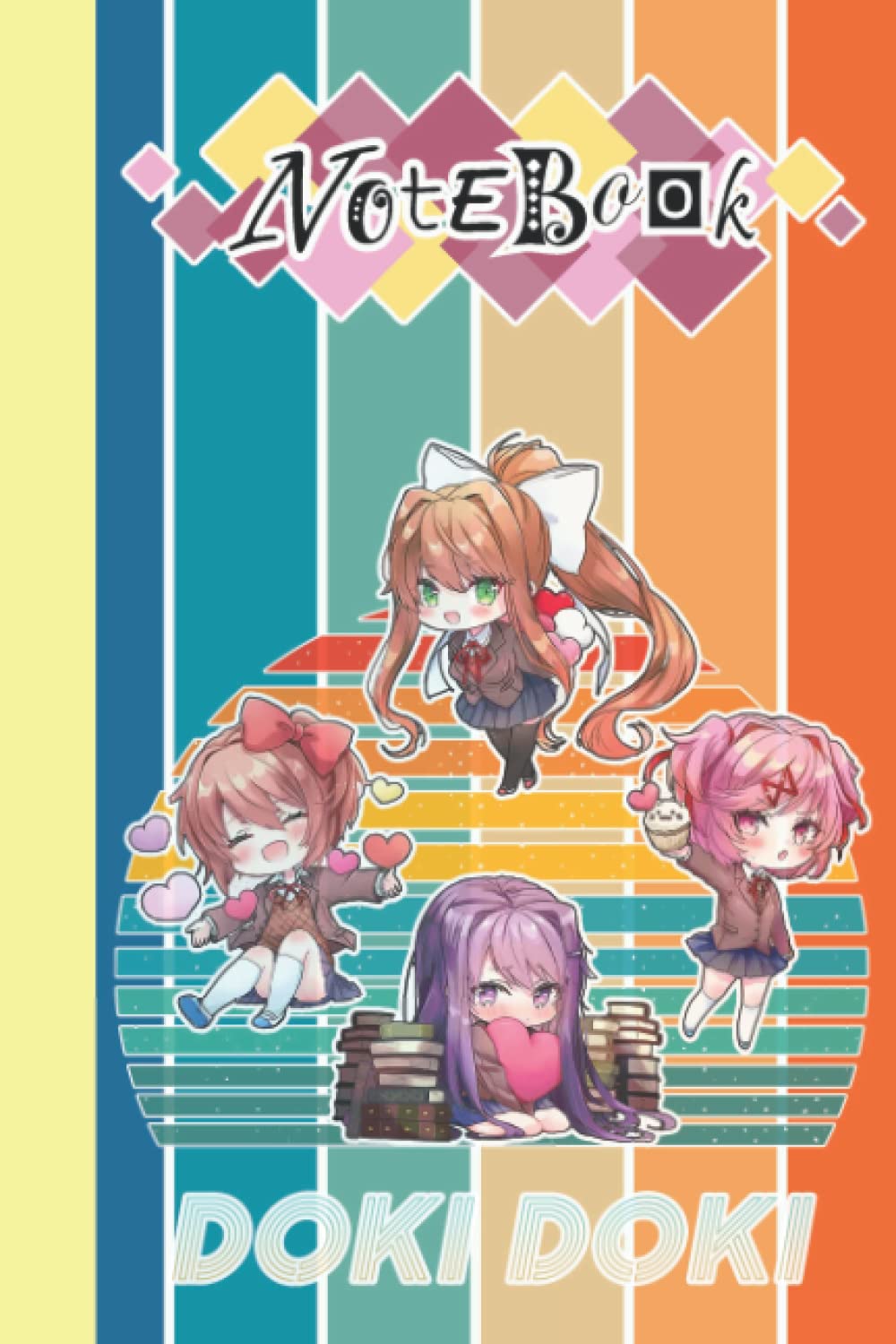 Doki Doki Literature Club Notebook Game Anime Manga Merch Doki ...