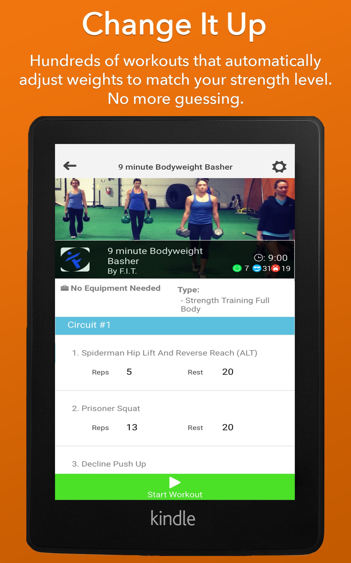 Updown Personal Workout Coach - App on Amazon Appstore