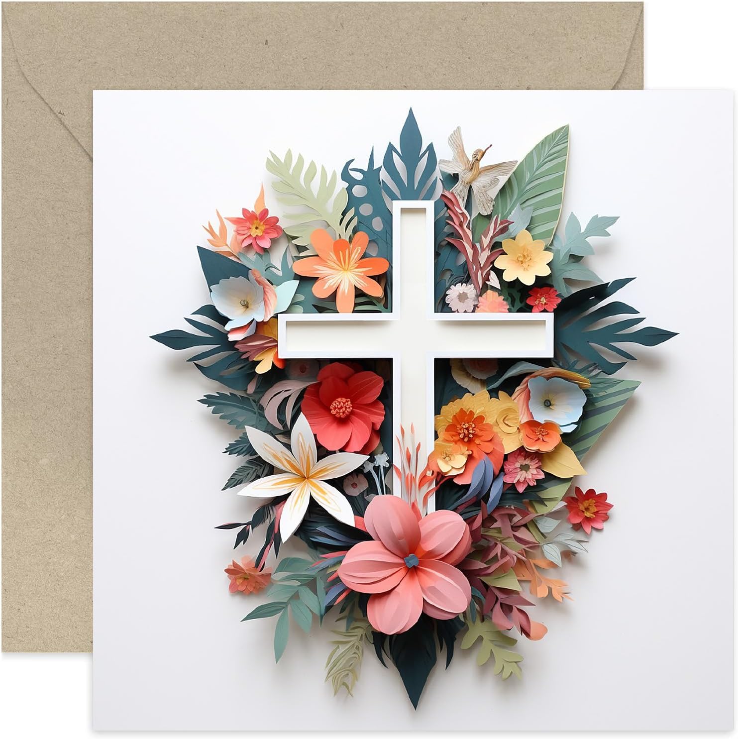 Old English Co. Classic Christening Card for Boy or Girl - Gold Foil ...