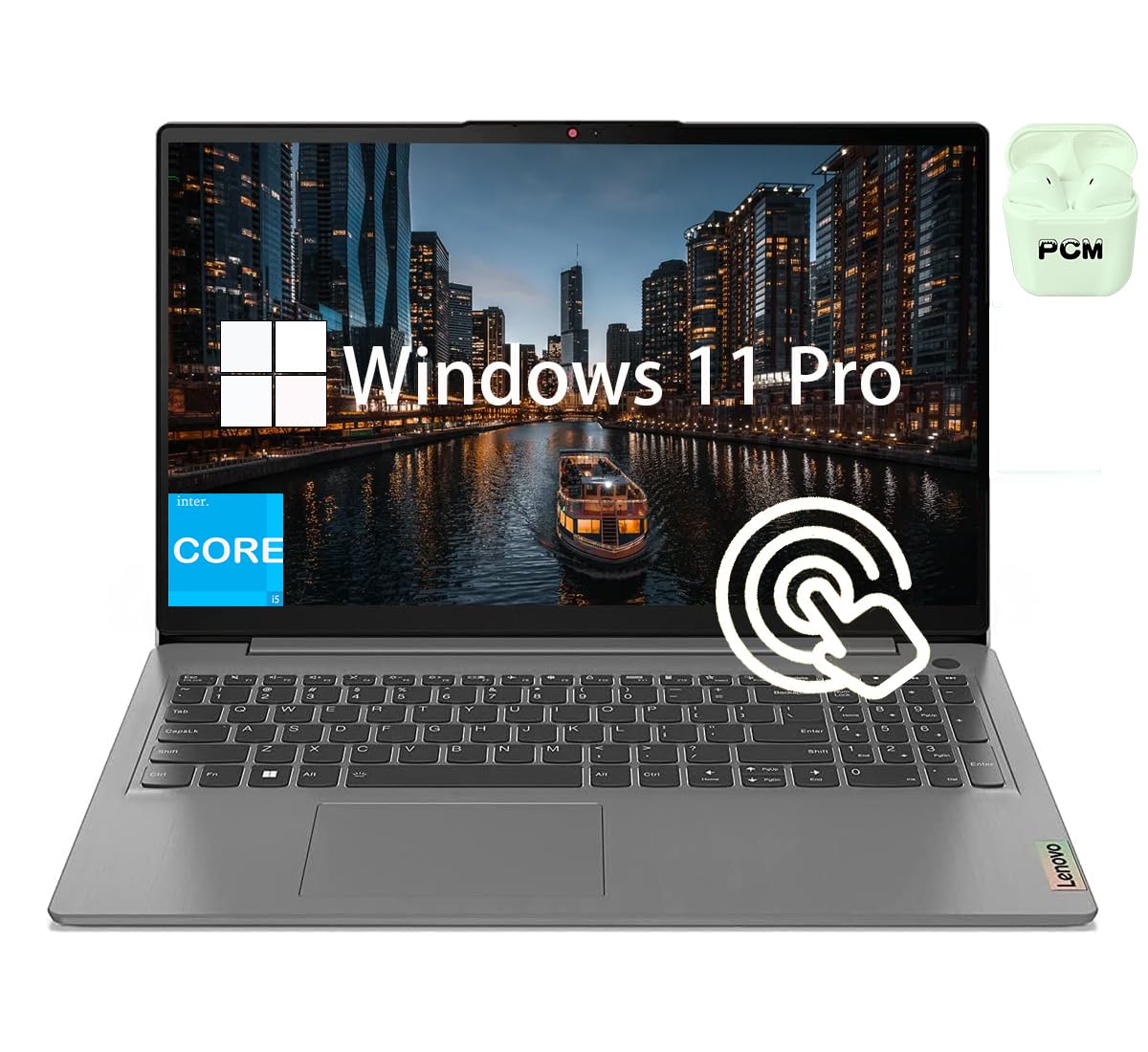 Amazon.com: Lenovo 2023 Ideapad 3i Laptop, 15.6 FHD Touchscreen, Intel ...