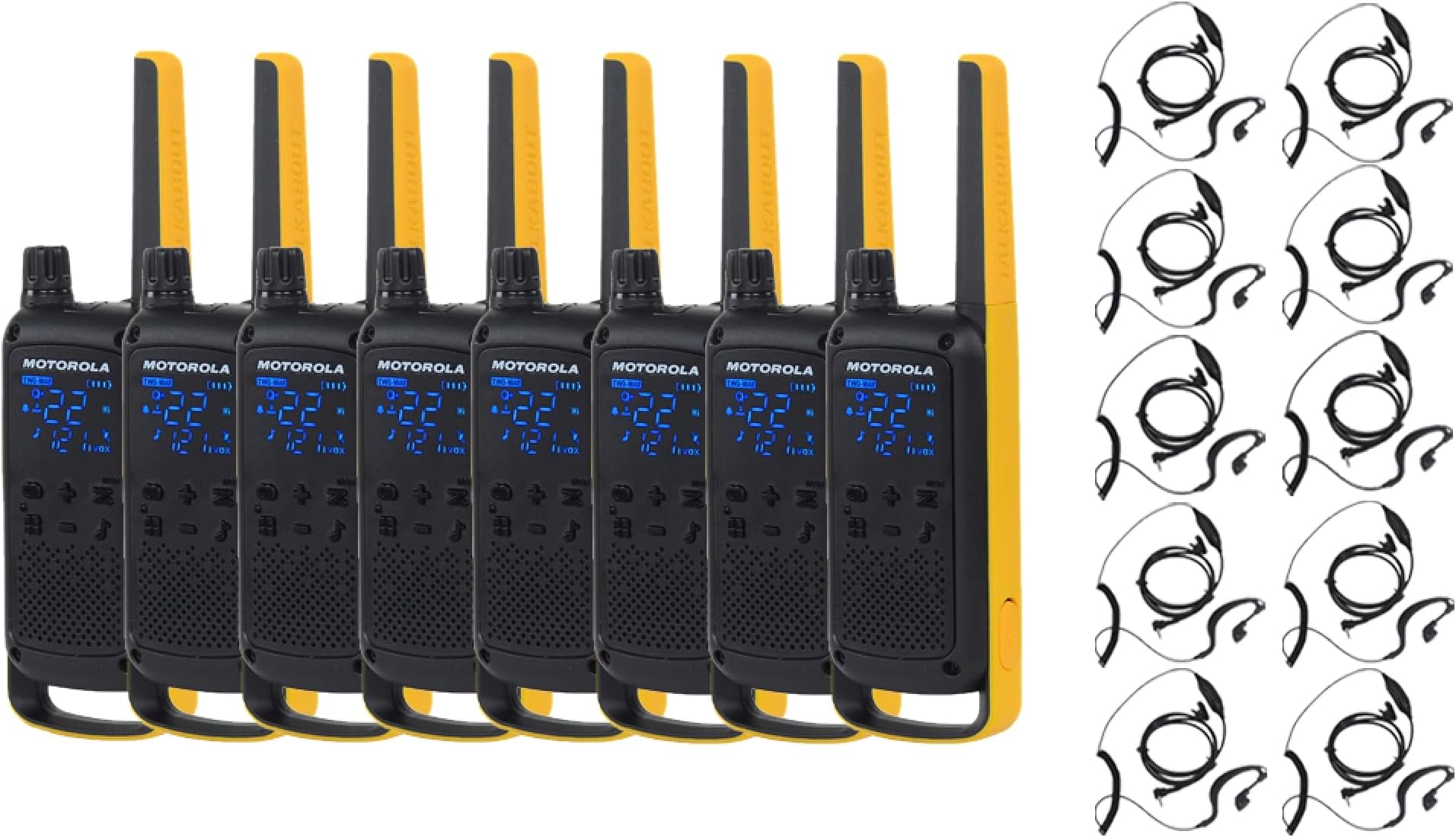 Amazon.com: Motorola Talkabout T470 Two Way Radio 8-Pack Walkie Talkies ...