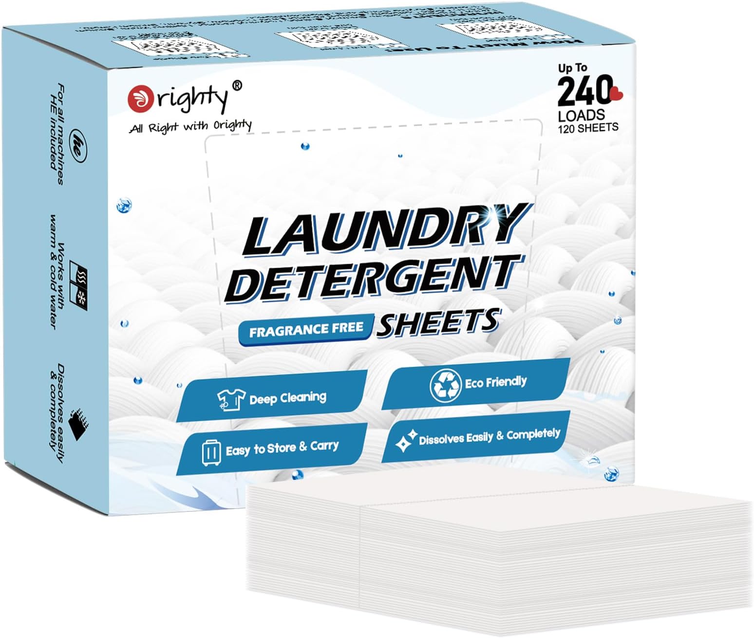 Amazon.com: Laundry Detergent Sheets – 100 Loads - Eco Washer Sheets ...