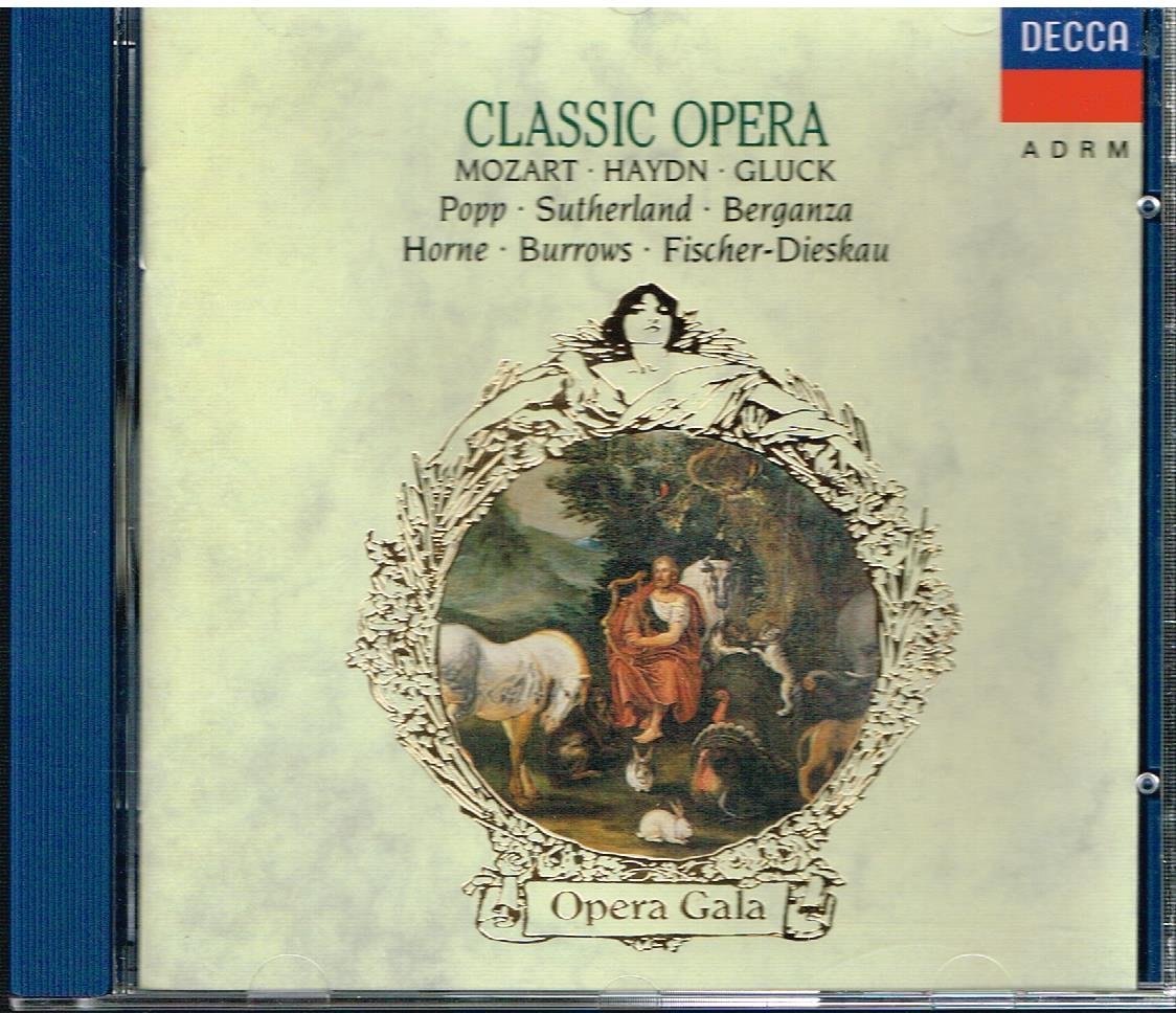 GLUCK CHRISTOPH W. / MOZART W - Classic Opera - Mozart Haydn - Amazon ...