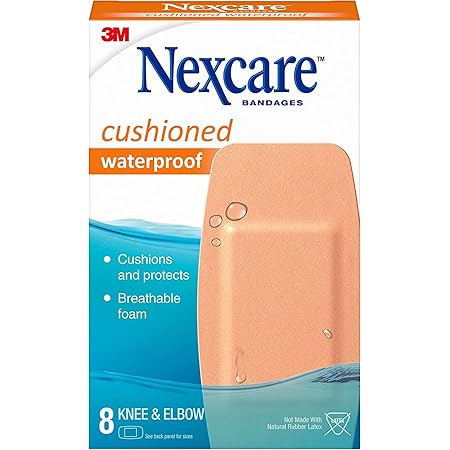 Amazon.com: Nexcare Active Bandages, Extra Cushion, Knee & Elbow, 8 ct ...