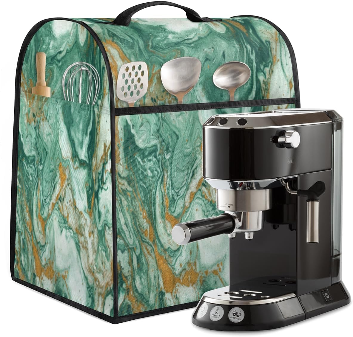 Amazon.com: Gublec Colorful Cloud Marble Kitchen Aid Mixer Cover ...