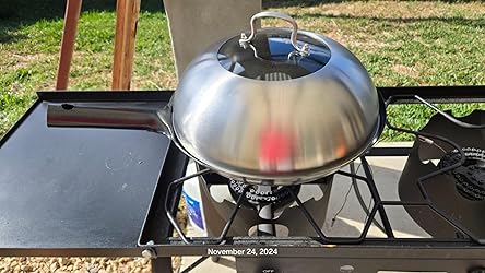 Amazon.com: YOSUKATA Wok Lid 13.6 Inch - Premium Stainless Griddle Dome ...