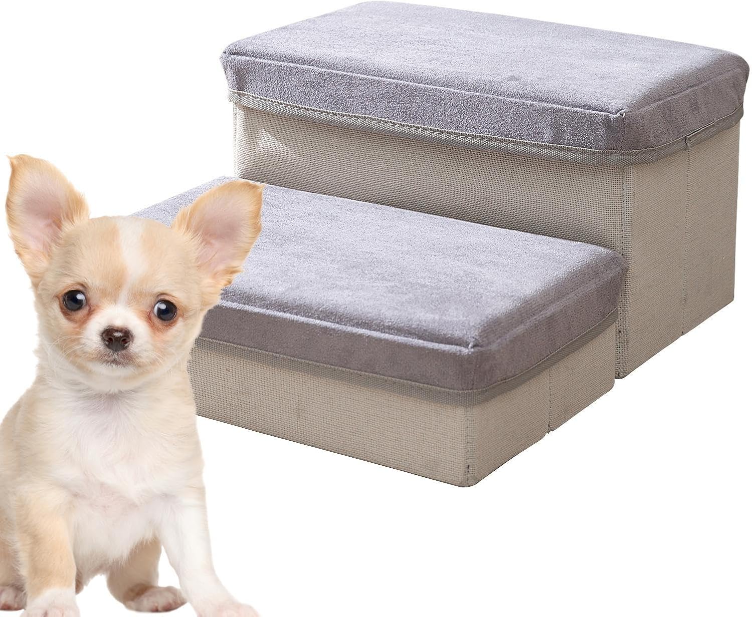 Amazon.co.jp: folding pet stairs,pet dog car steps,anti-slip ladder ...