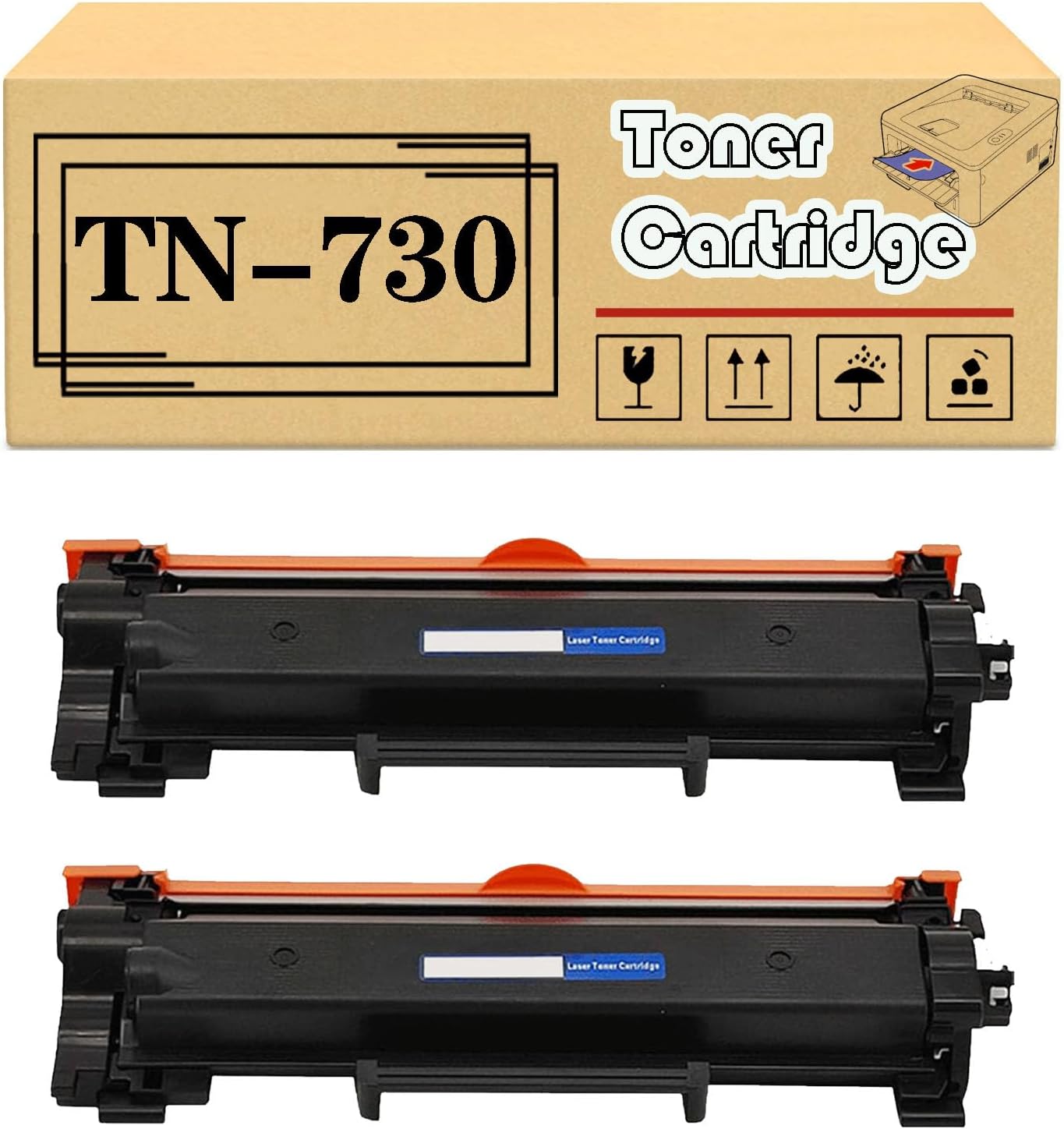 Replacement for TN-730 TN730 Toner Cartridges Compatible for Brother ...