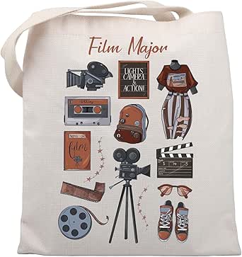 Amazon.com: UJIMS Film Director Gift Film Major Tote Bag Female ...